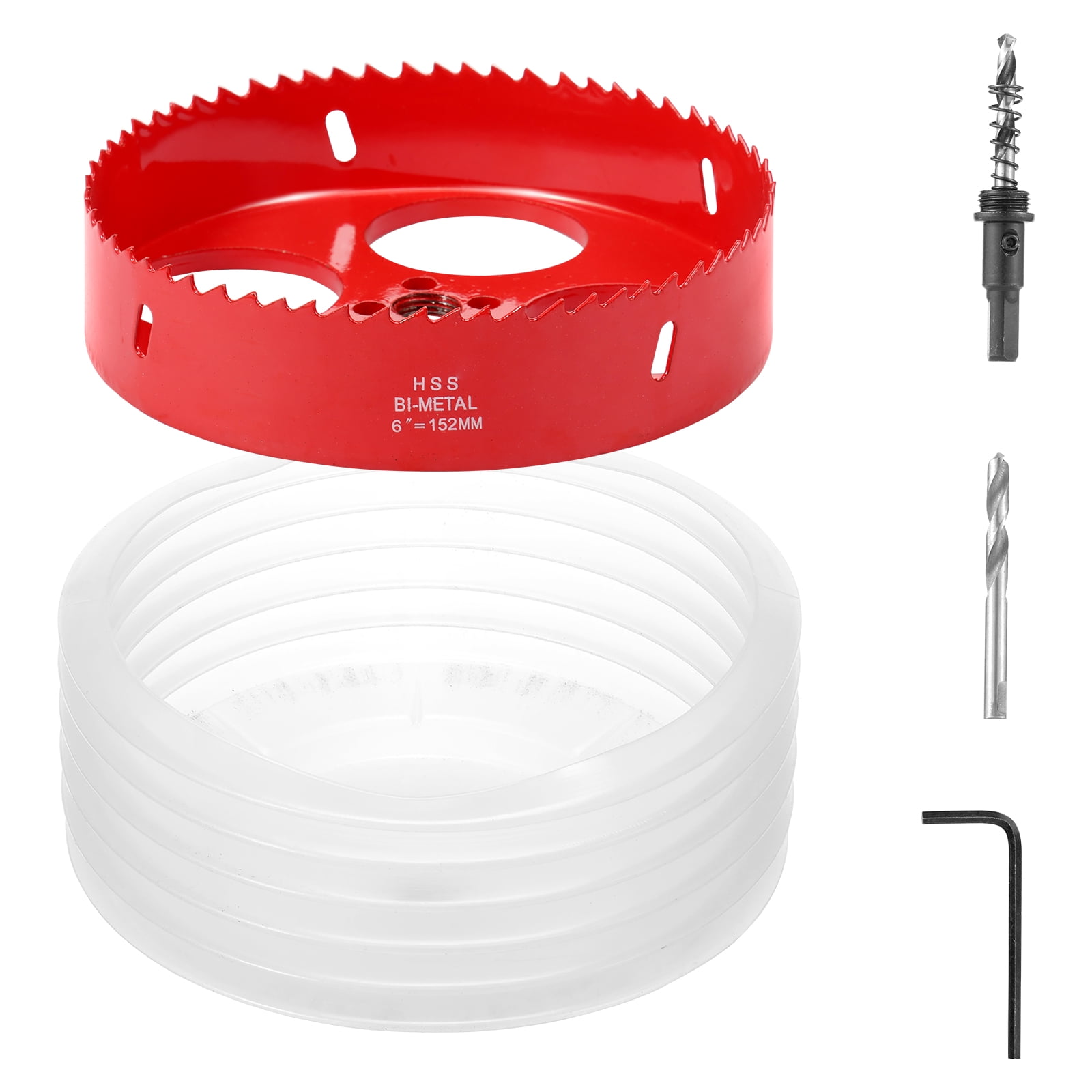 Grusce Hole Saw with Dust Bowl Solid High Efficient Hole Cutter with ...