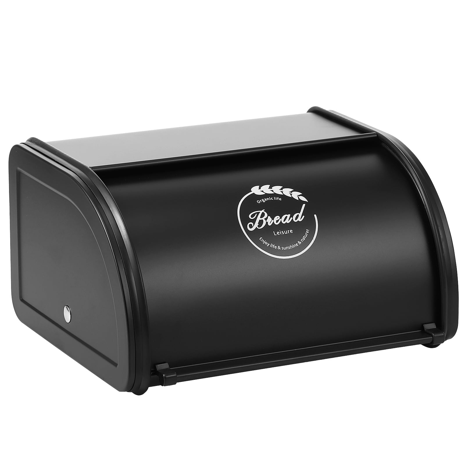 Grusce Metal Bread Box with Lid Vintage Bread Bin Bread Holder Box ...