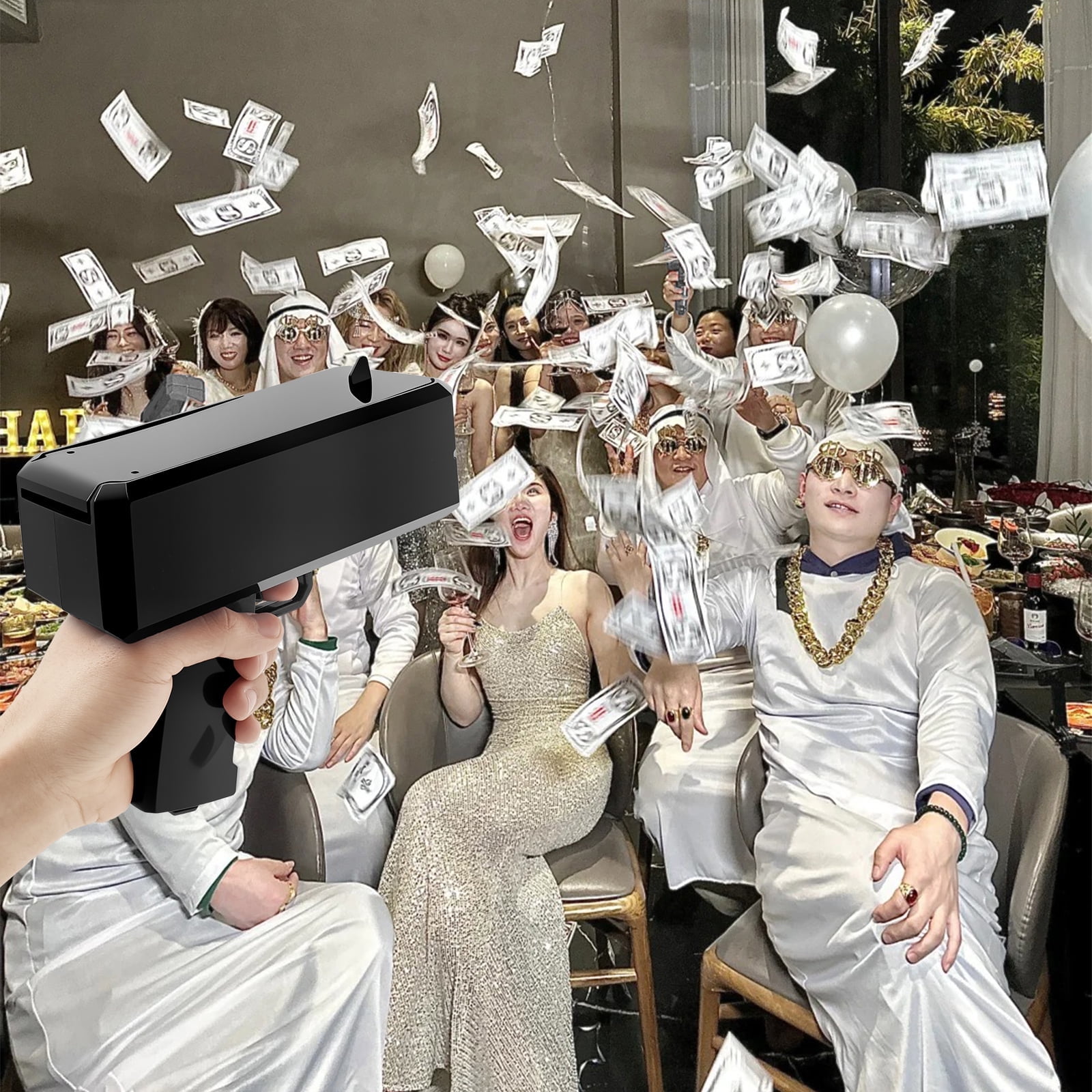 Grusce Money Spray Tool with 200 Prop Cash Handheld Spray Cash Tool ...