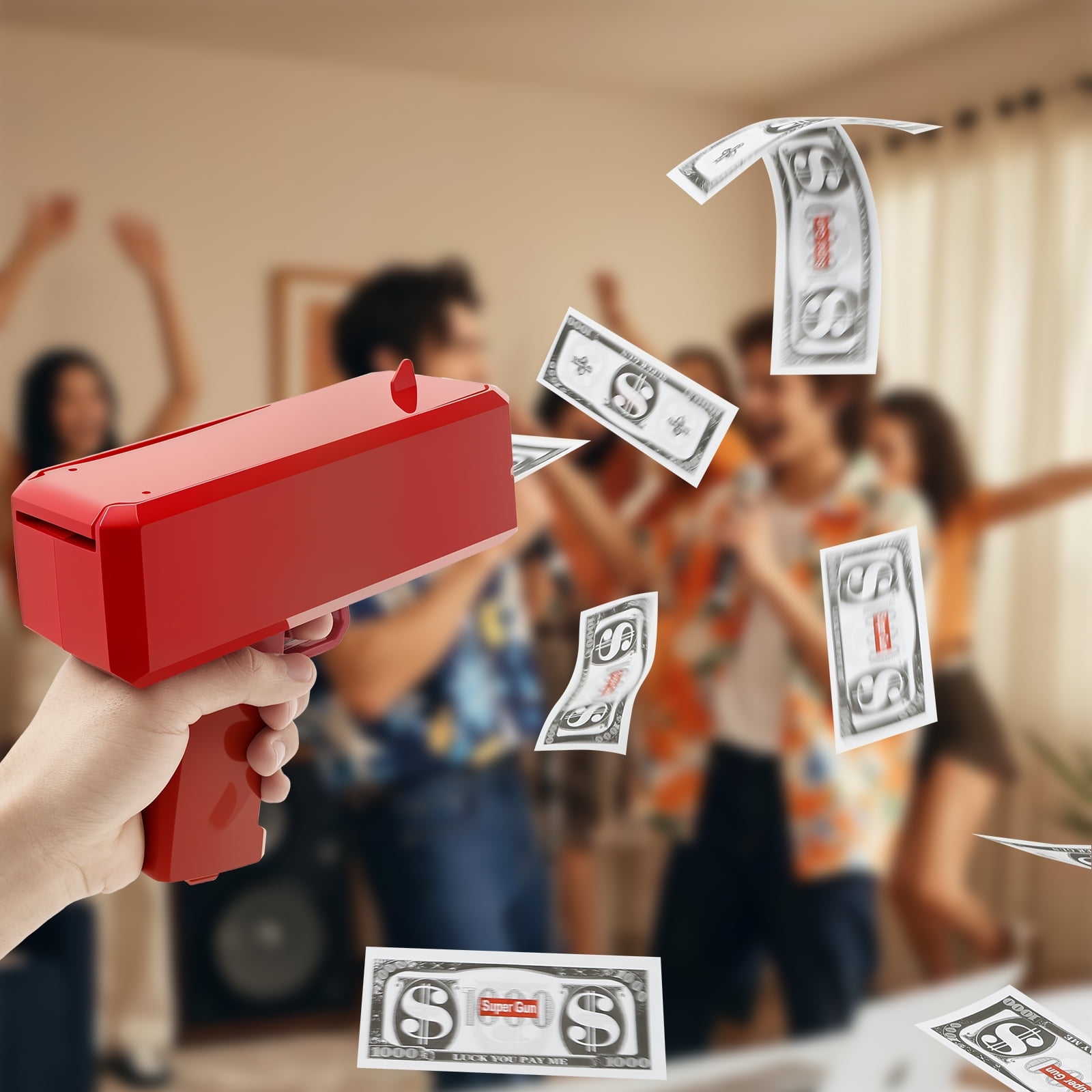 Grusce Money Spray Tool with 200 Prop Cash Handheld Spray Cash Tool ...