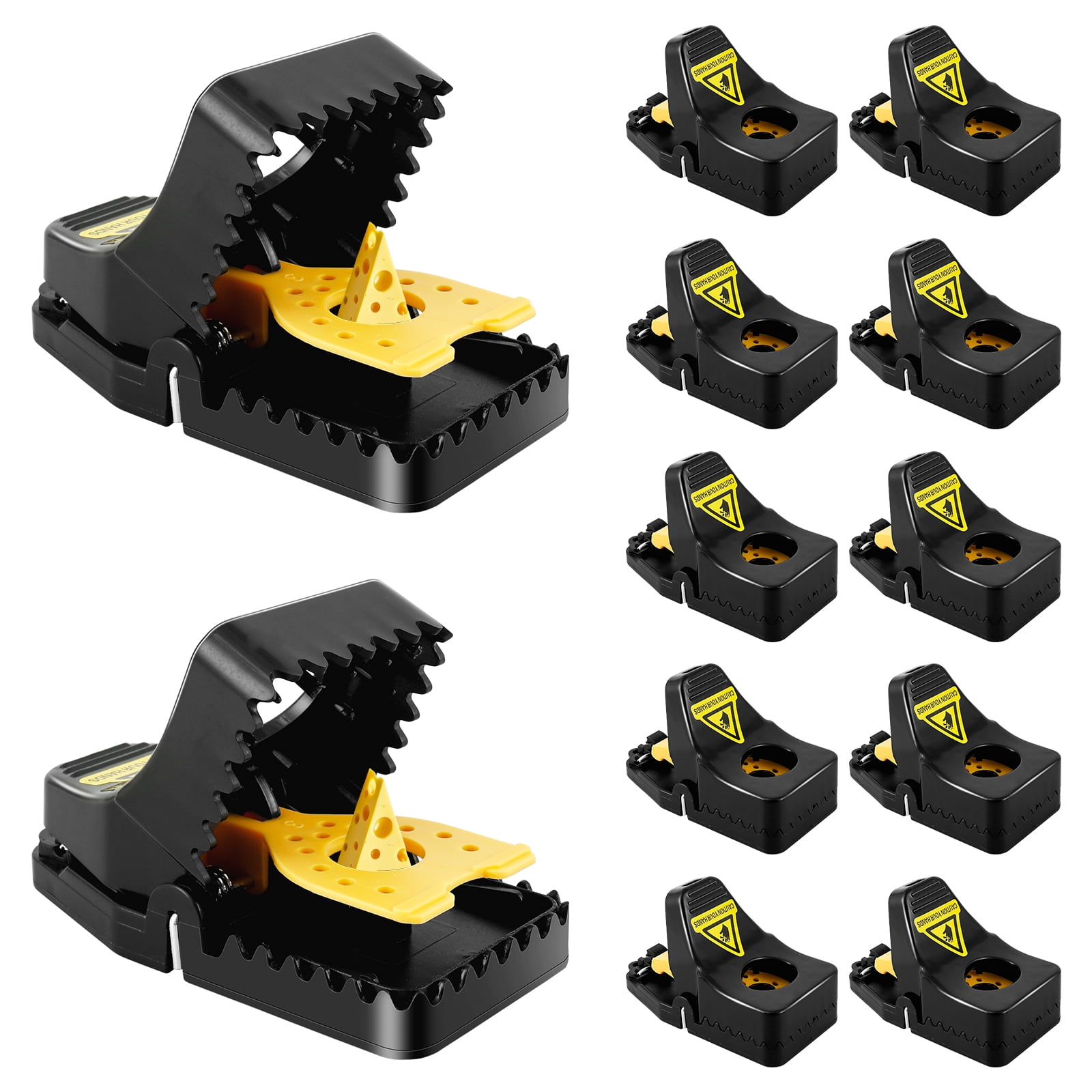 Grusce Mouse Traps Impact Traps High Efficient Reusable Mice Traps Tool ...