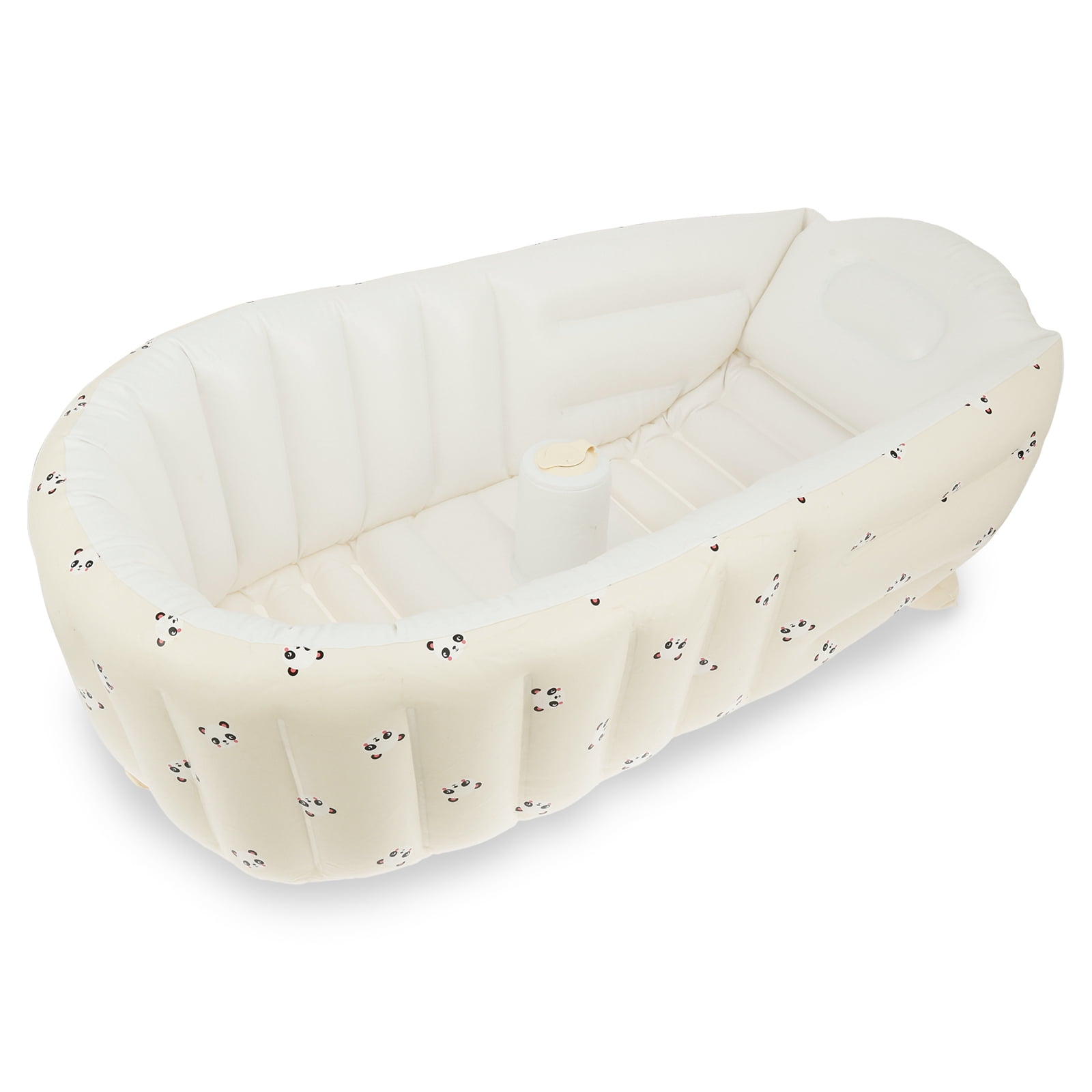 Grusce PVC Inflatable Baby Bathtub, Non Slip Toddler Bath Tub, Soft ...