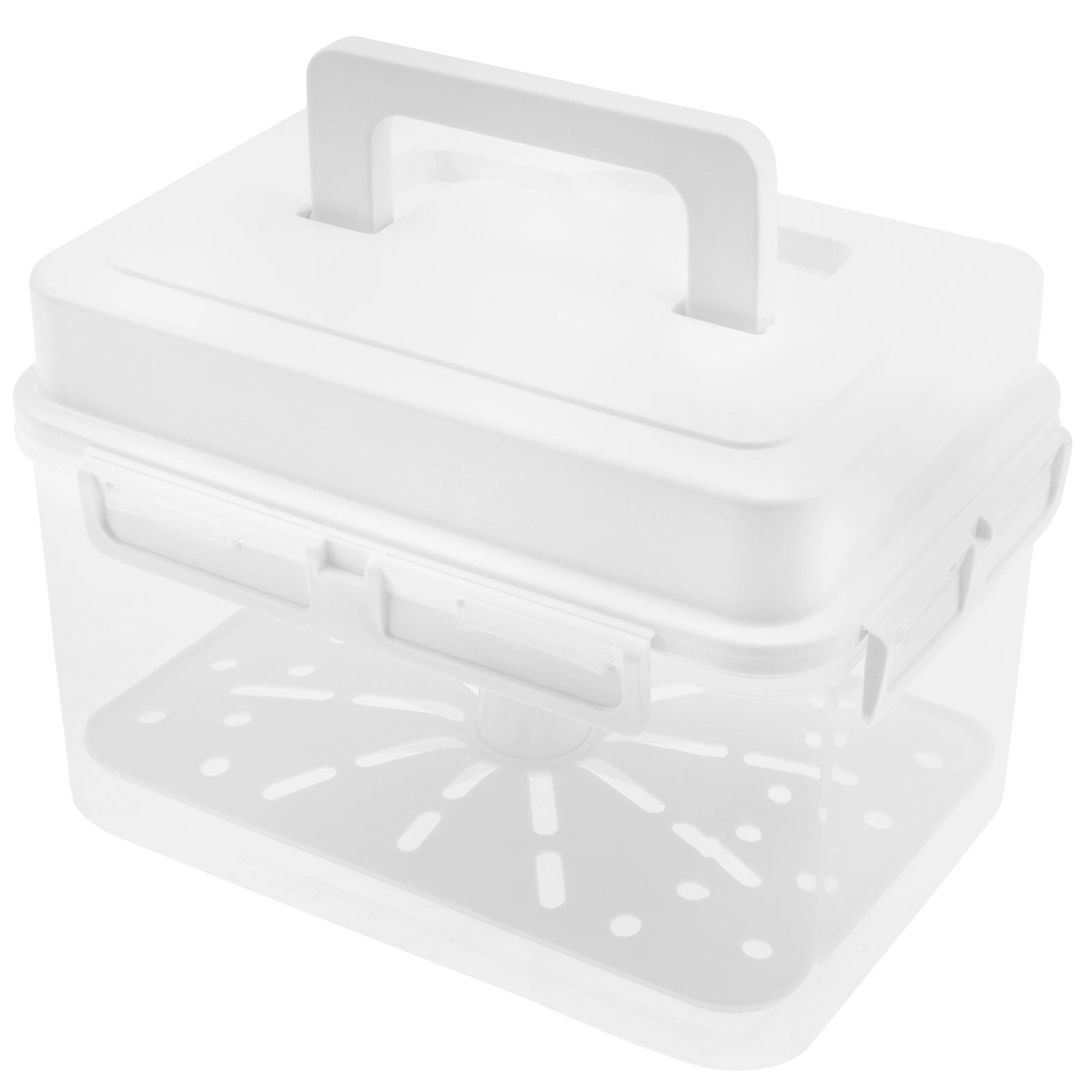 Grusce Plastic Press Fermentation Container With Hidden Handle Press ...