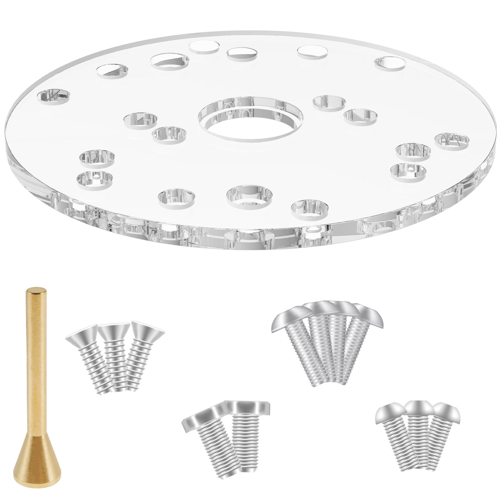 Grusce Router Base Plate 6.5inch Clear Acrylic Router Baseplate with ...