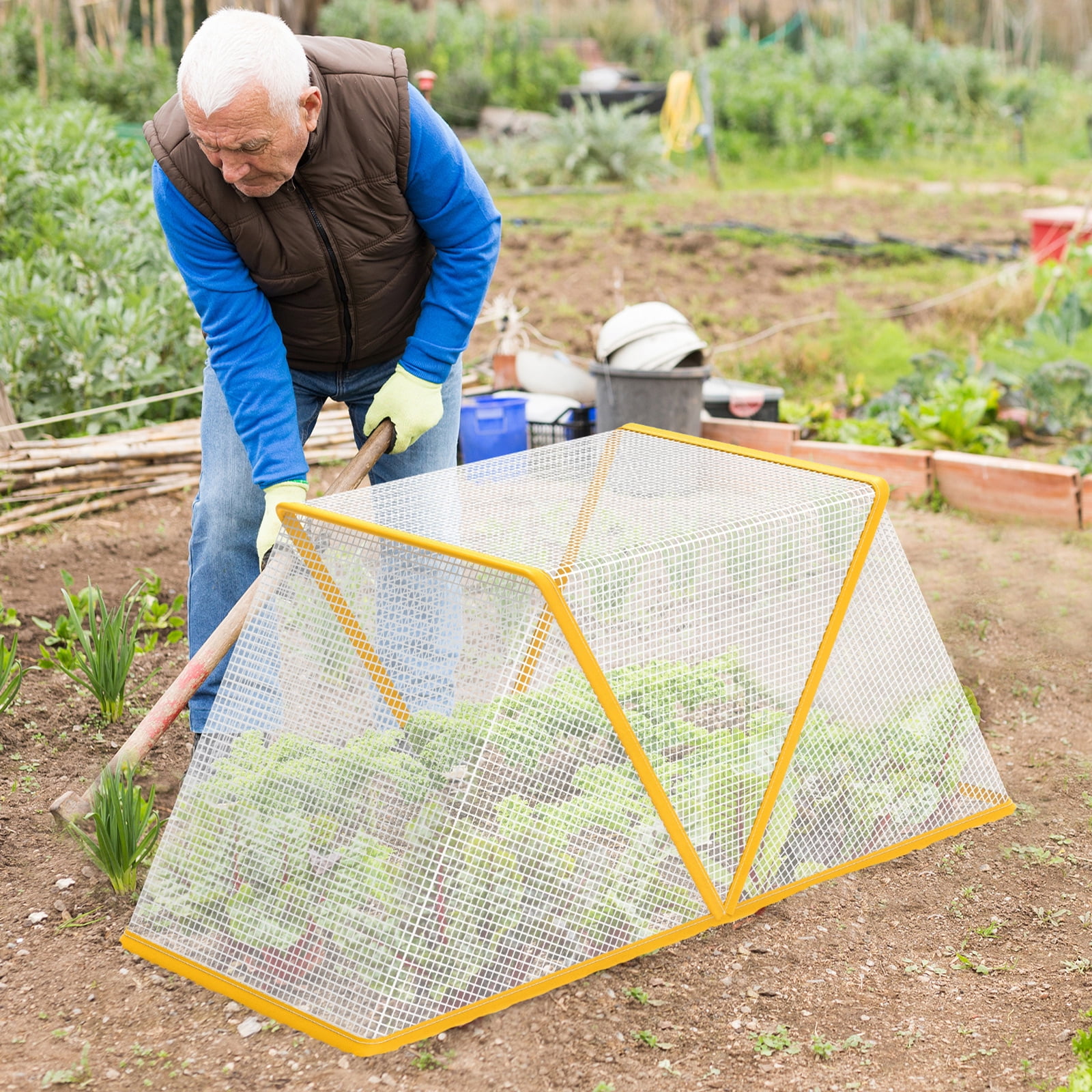 Grusce Row Accelerator Plantings Cover Set Versatile Greenhouse Cover ...