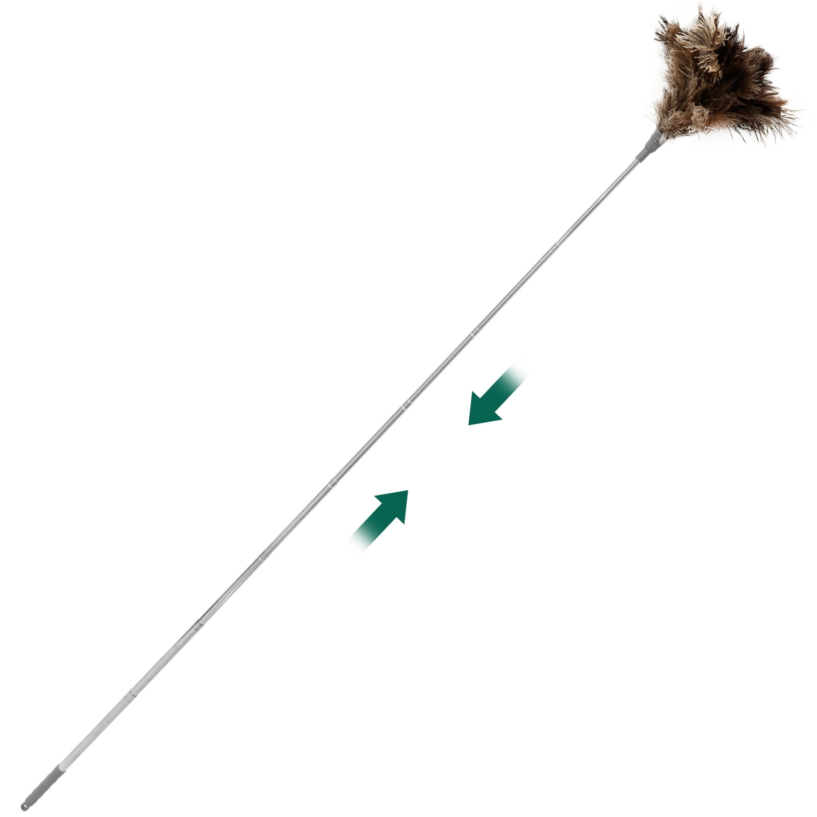 Grusce Telescopic Ostrich Feather Duster, Lightweight Ceiling Fans ...