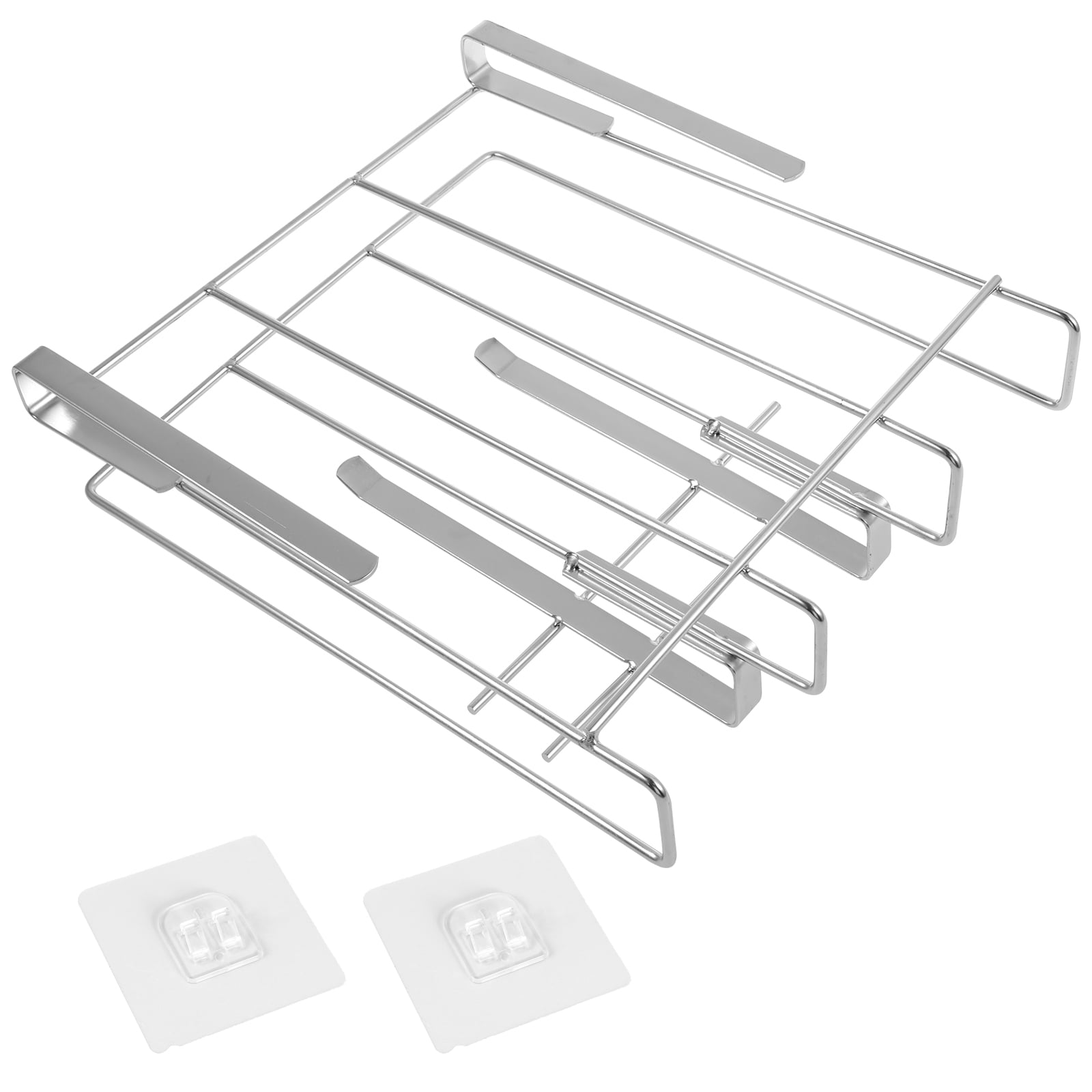 Grusce Under Cabinet Cutting Board Holder Stainless Steel Under Shelf ...