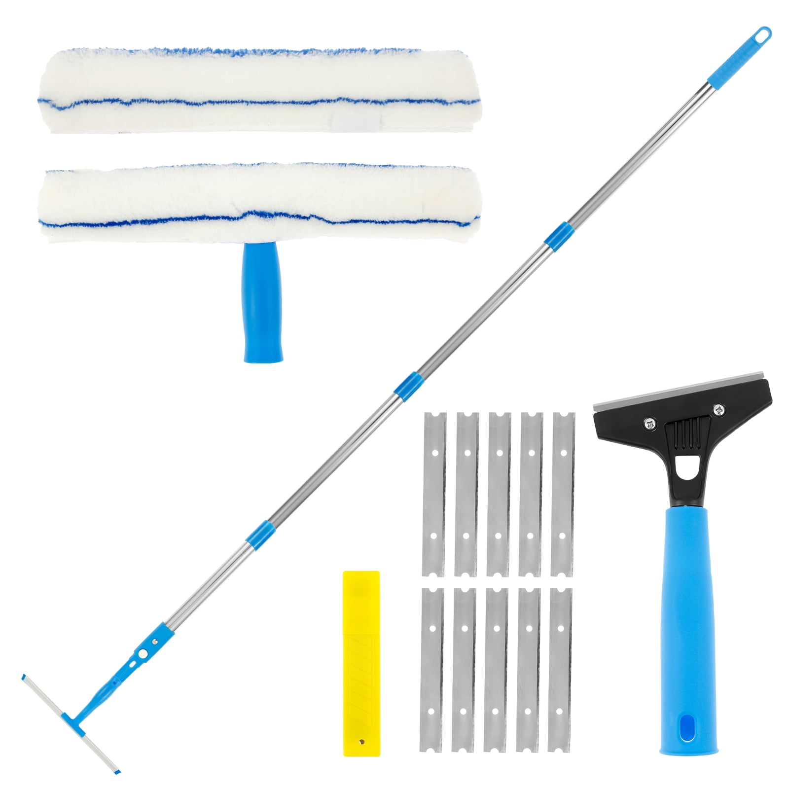 Grusce Window Squeegee Cleaner Tool Kit No Water Marks Window Washing ...
