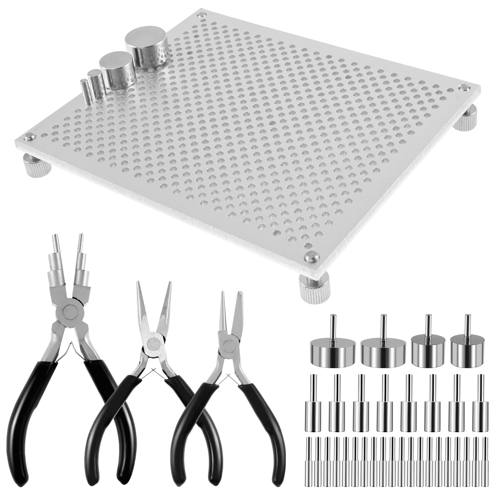 Grusce Wire Wrapping Kit Hardened Aluminum Wire Bending Jig Kit with ...