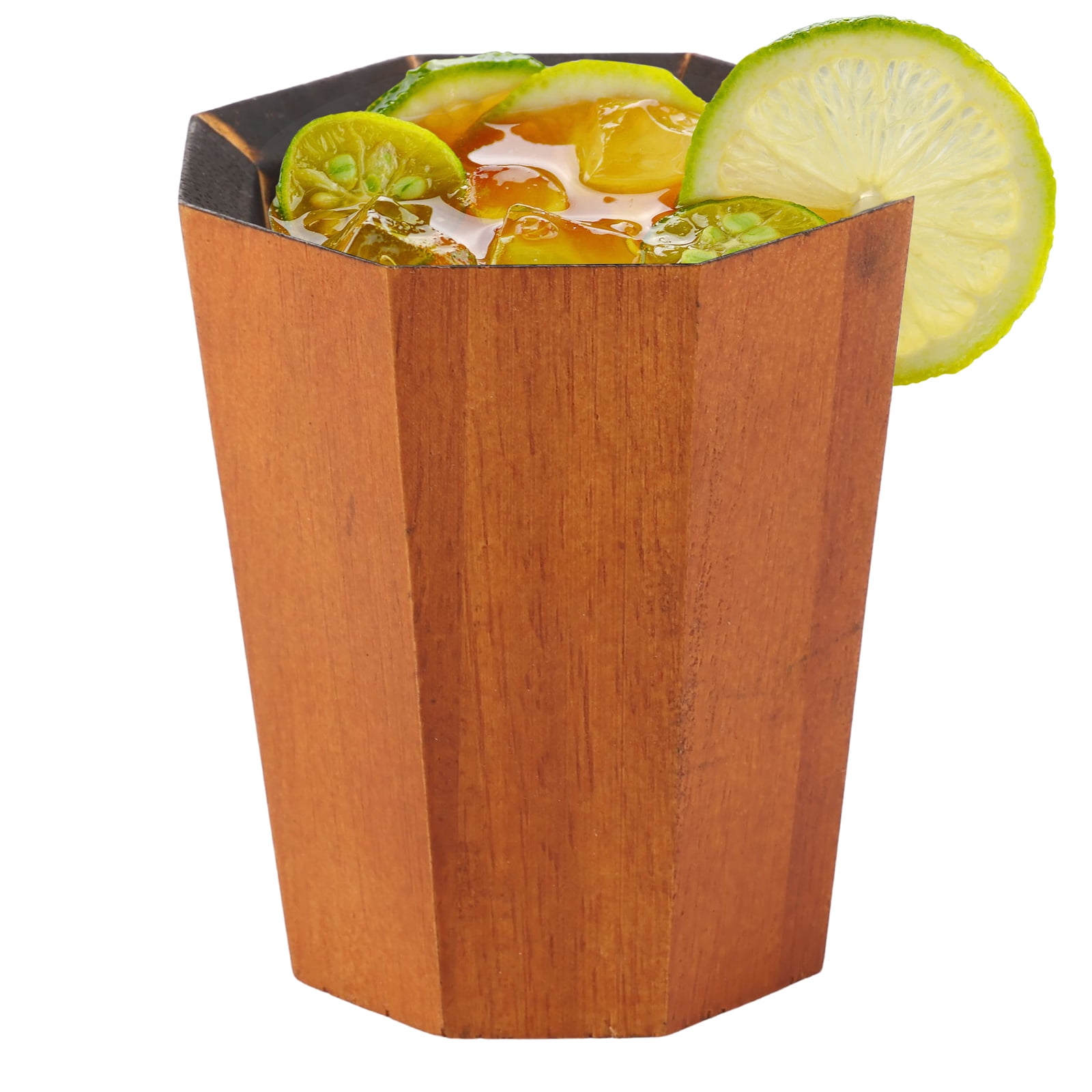 Grusce Wood Whiskey Cup, Unique Handmade Charred Drinking Vessel, 170 ml/6 oz Capacity ...