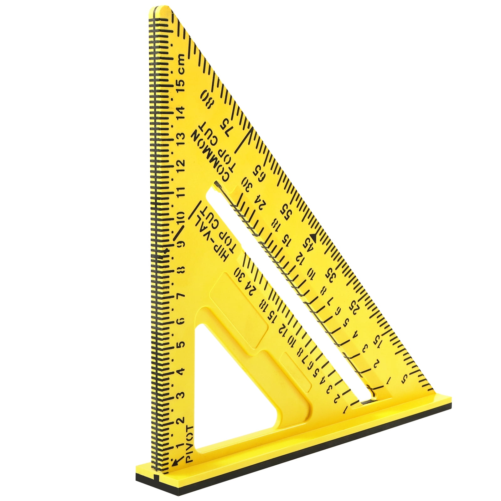 Grusce Woodworking Triangle Ruler Plastic Carpenter Square Precision ...