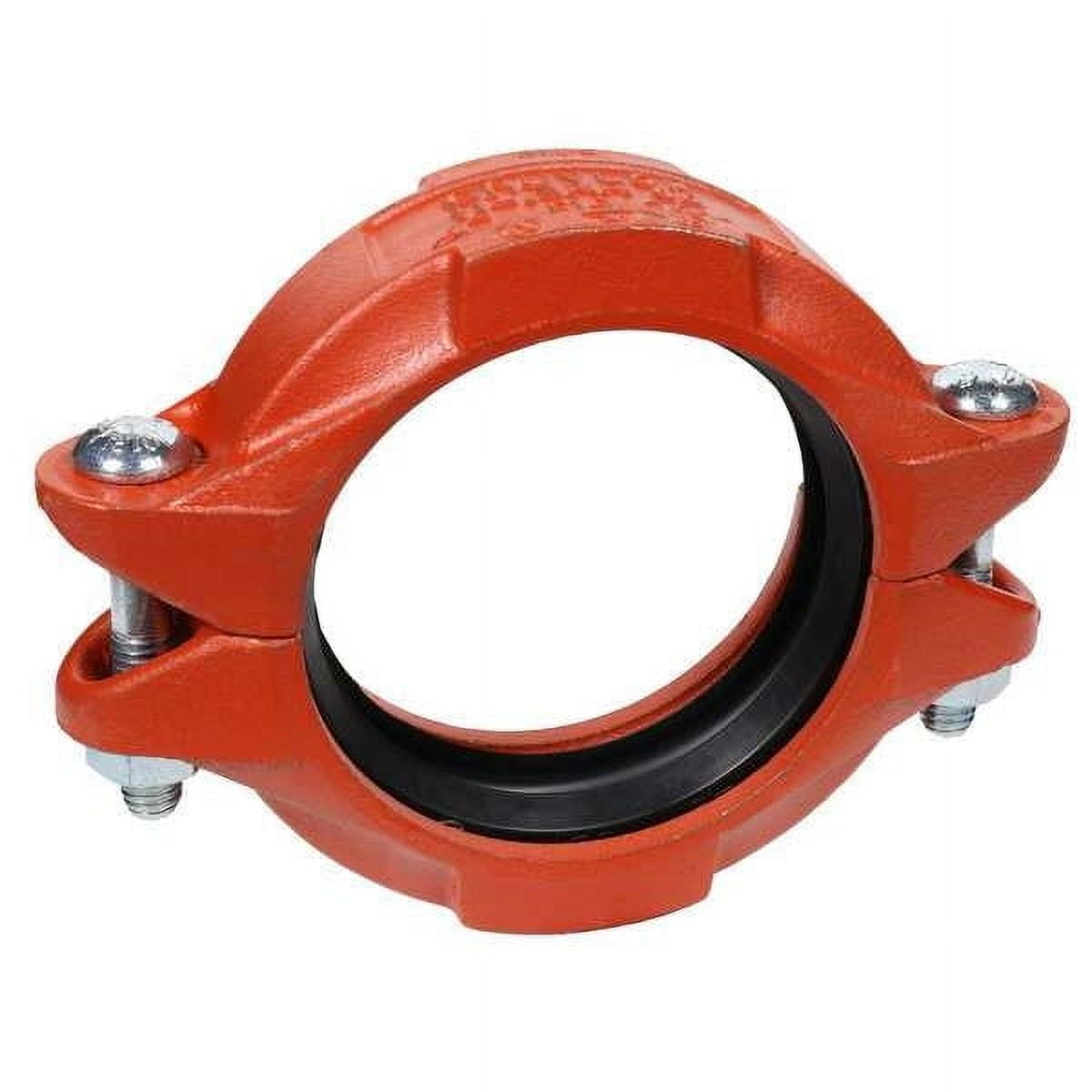 Gruvlok Flexible Coupling,Ductile Iron, 1 1/2 in 0390000248 - Walmart ...