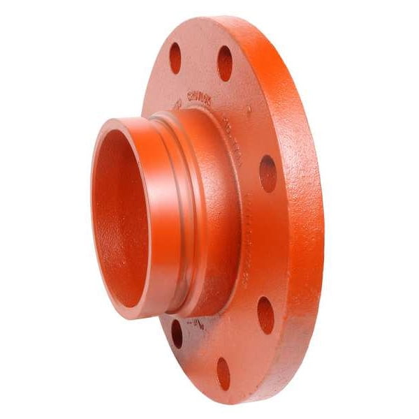 Gruvlok Pipe Flange, Ductile Iron, 4 in,Orange 0390202067 - Walmart.com