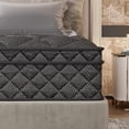 Grymtex 14 inch Twin Size Motion Isolation Hybrid Mattress Gel Memory ...