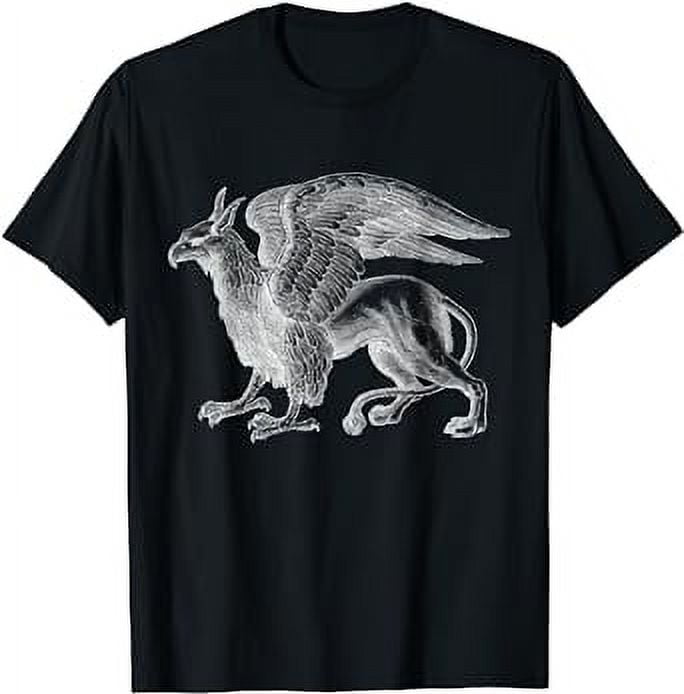 Gryphon Griffin Mythological Creature Bird Lion Gryphon T-Shirt ...