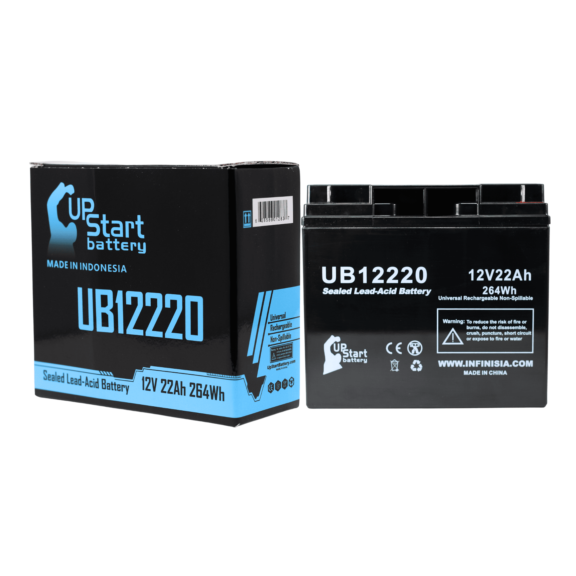 Gs Battery PX12170 Battery Replacement - UB12220 Universal Sealed Lead ...