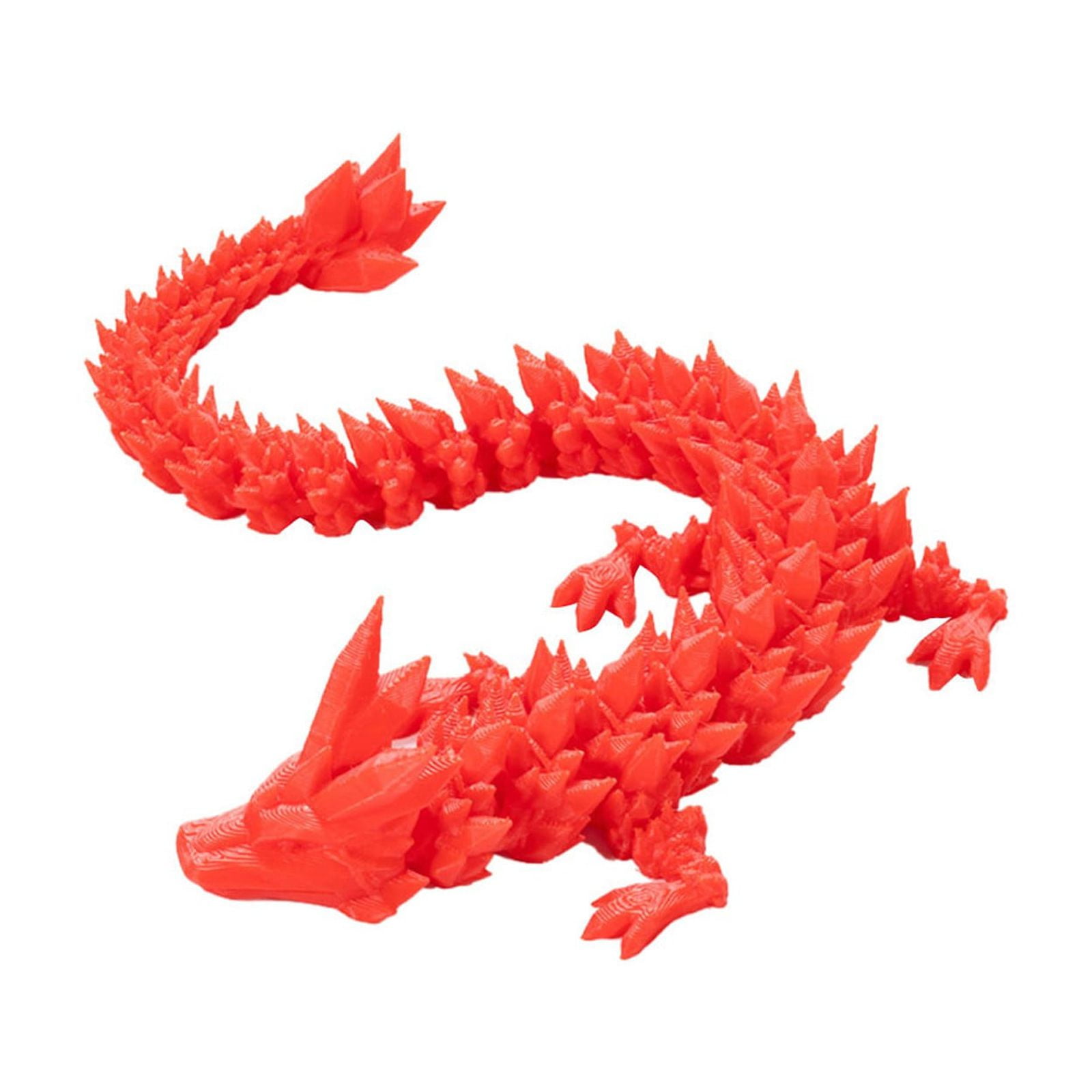 Gs Vane 3D Printed Articulated Dragon with Egg - 30Cm Flexible Poseable ...