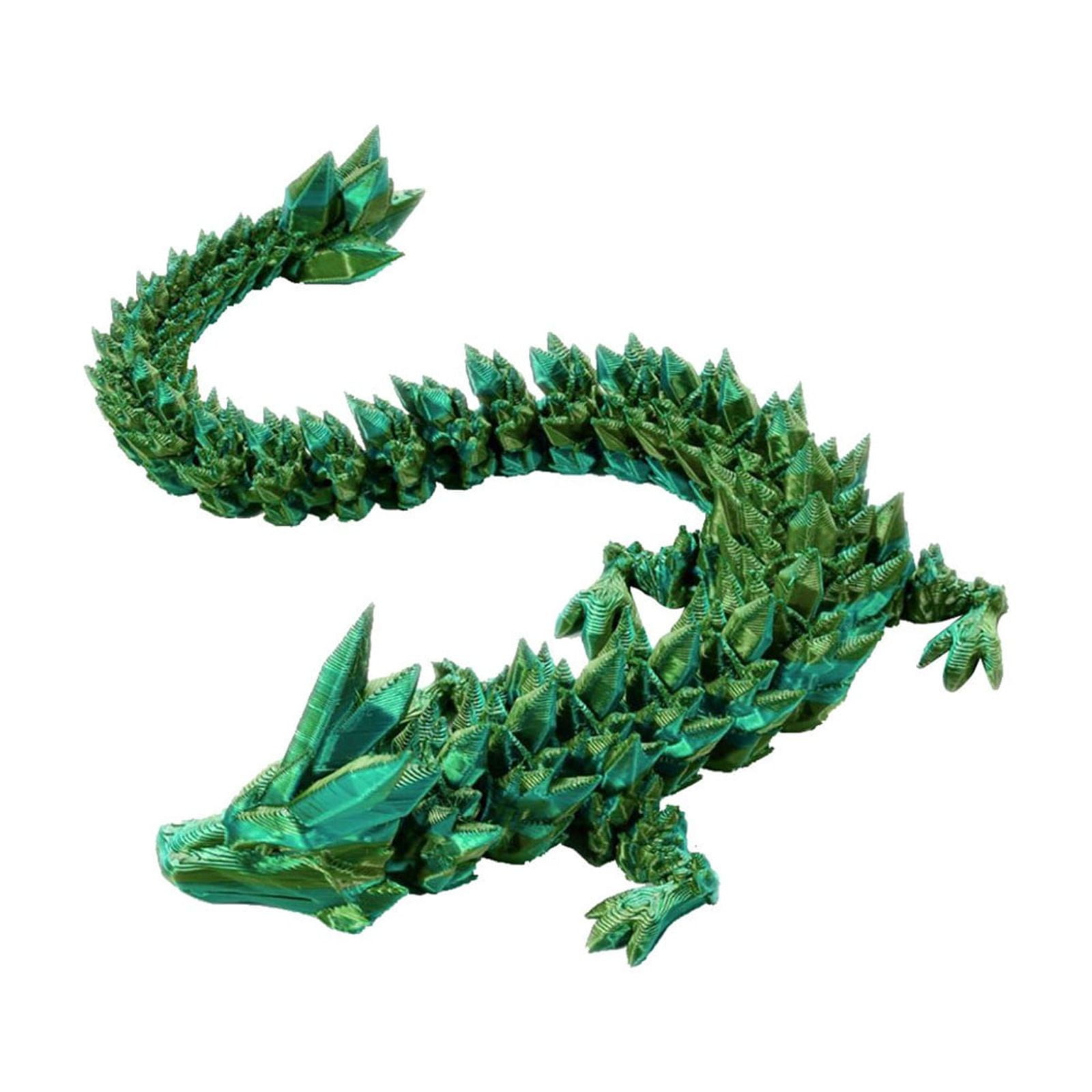Gs Vane 3D Printed Articulated Dragon with Egg - 30Cm Flexible Poseable ...