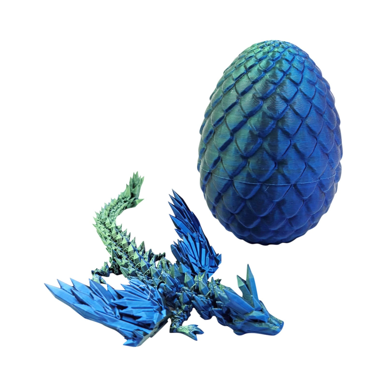 Gs Vane 3D Printed Articulated Dragon with Egg | Flexible Poseable ...