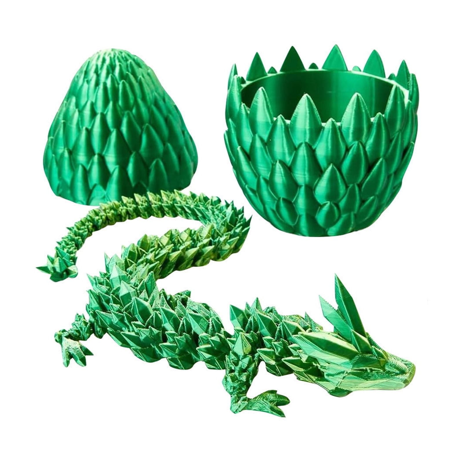 Gs Vane 3D Printed Articulated Dragon with Egg & Storage Bag, Flexible ...