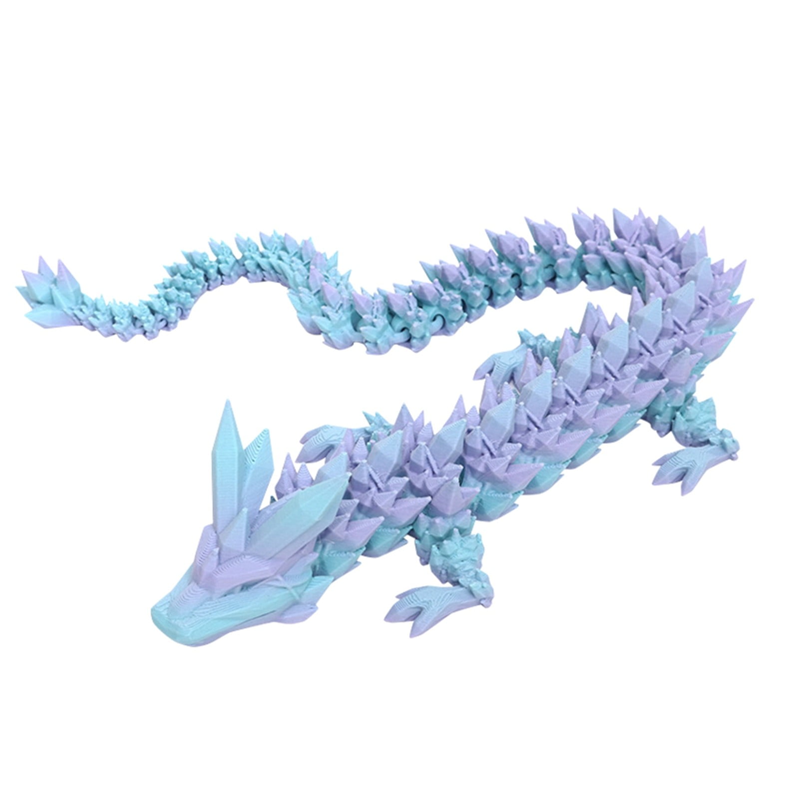 Gs Vane 3D Printed Articulated Dragon Ornament with Movable Joints ...
