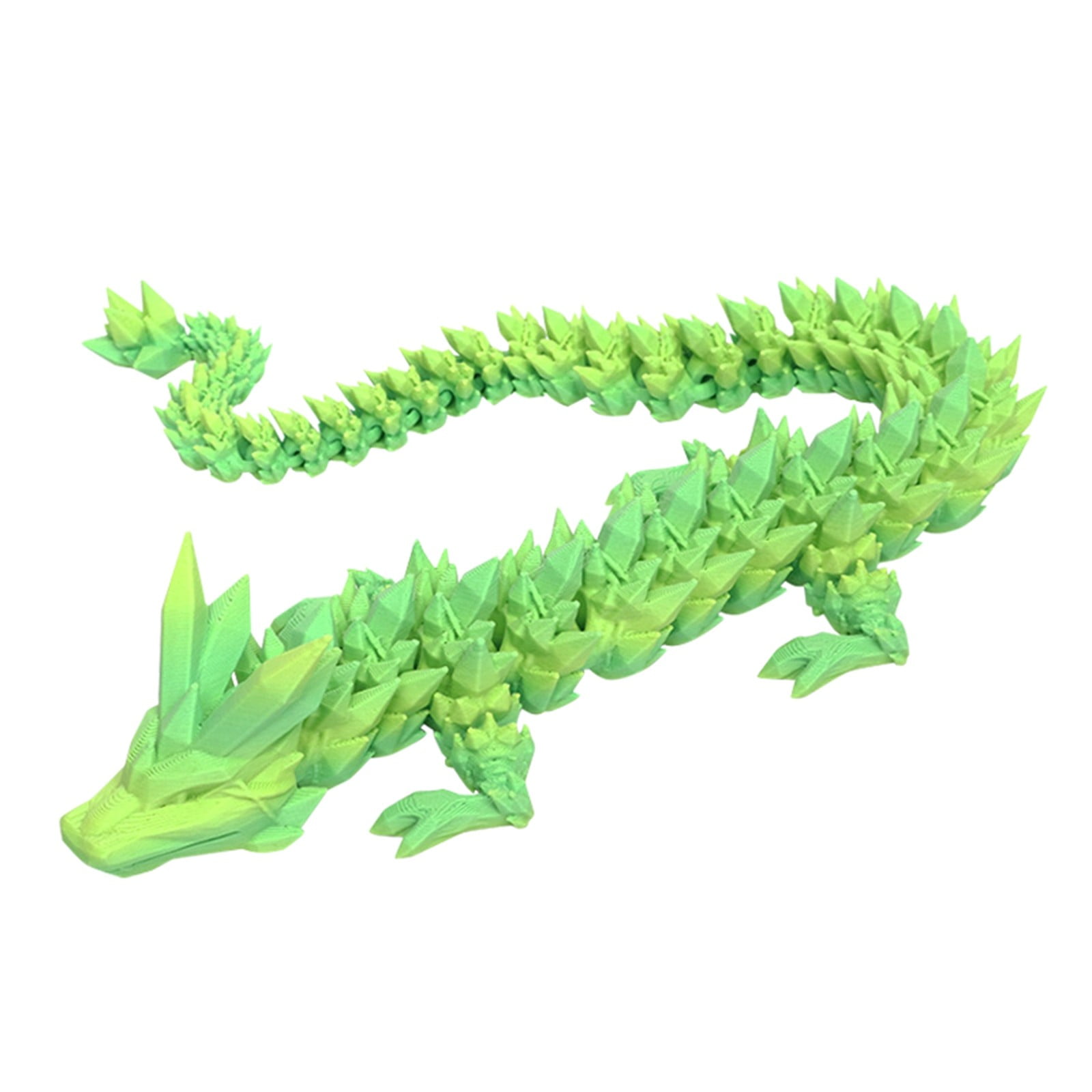 Gs Vane 3D Printed Articulated Dragon Ornament with Movable Joints ...