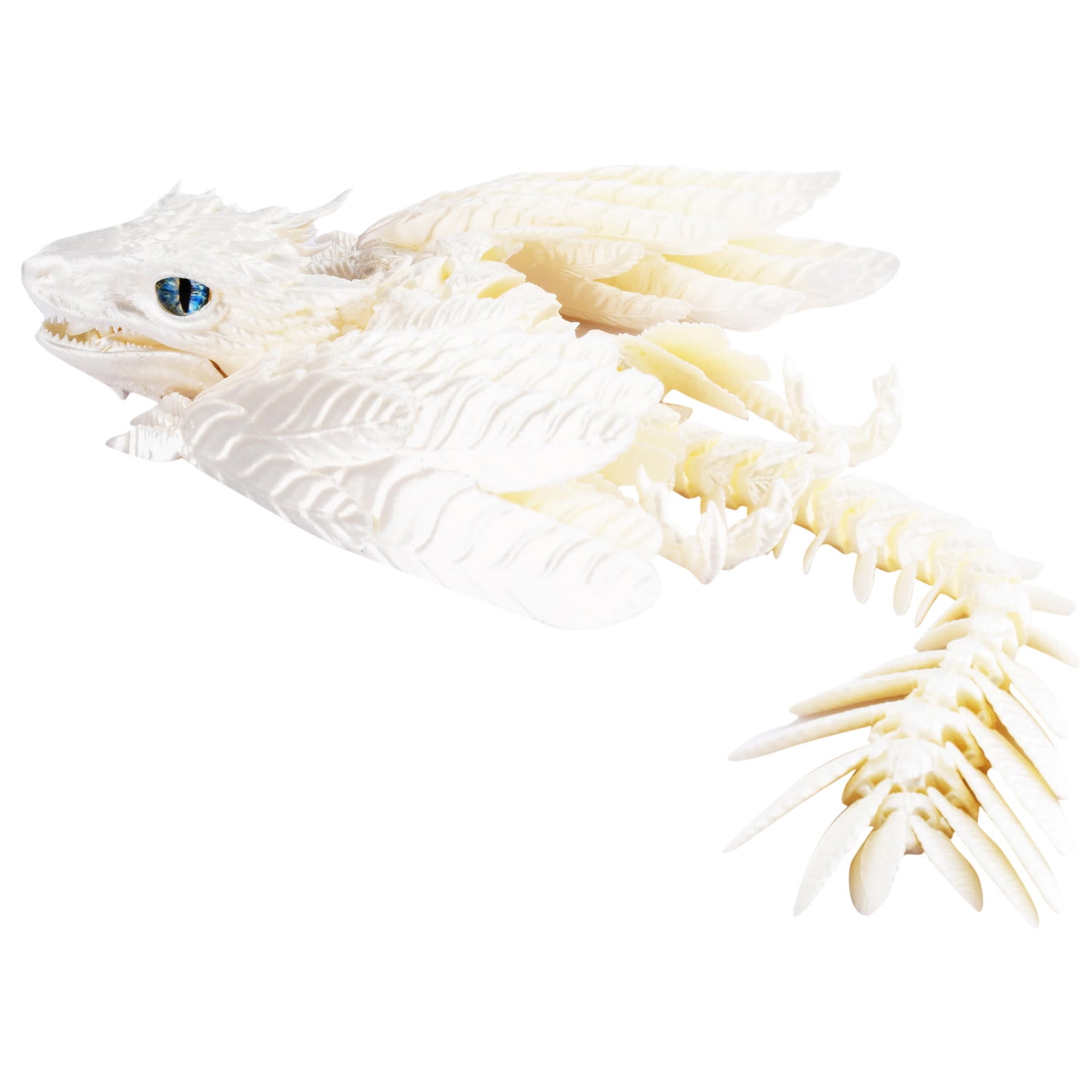 Gs Vane 3D Printed Articulated Feathered Wyvern Dragon Toy - Bronze ...