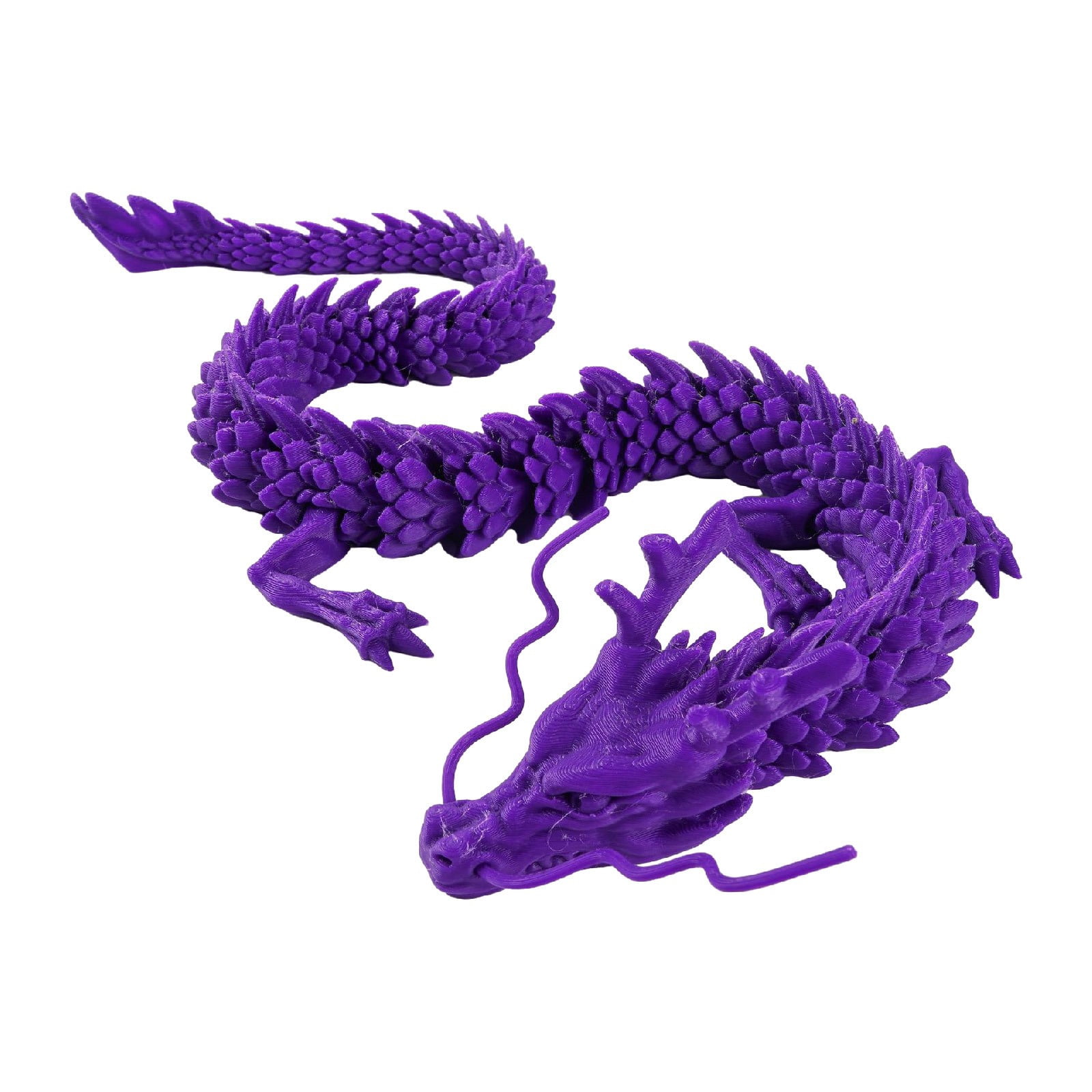 Gs Vane 3D Printed Dragon Action Figure with Flexible Joints, Glow In ...