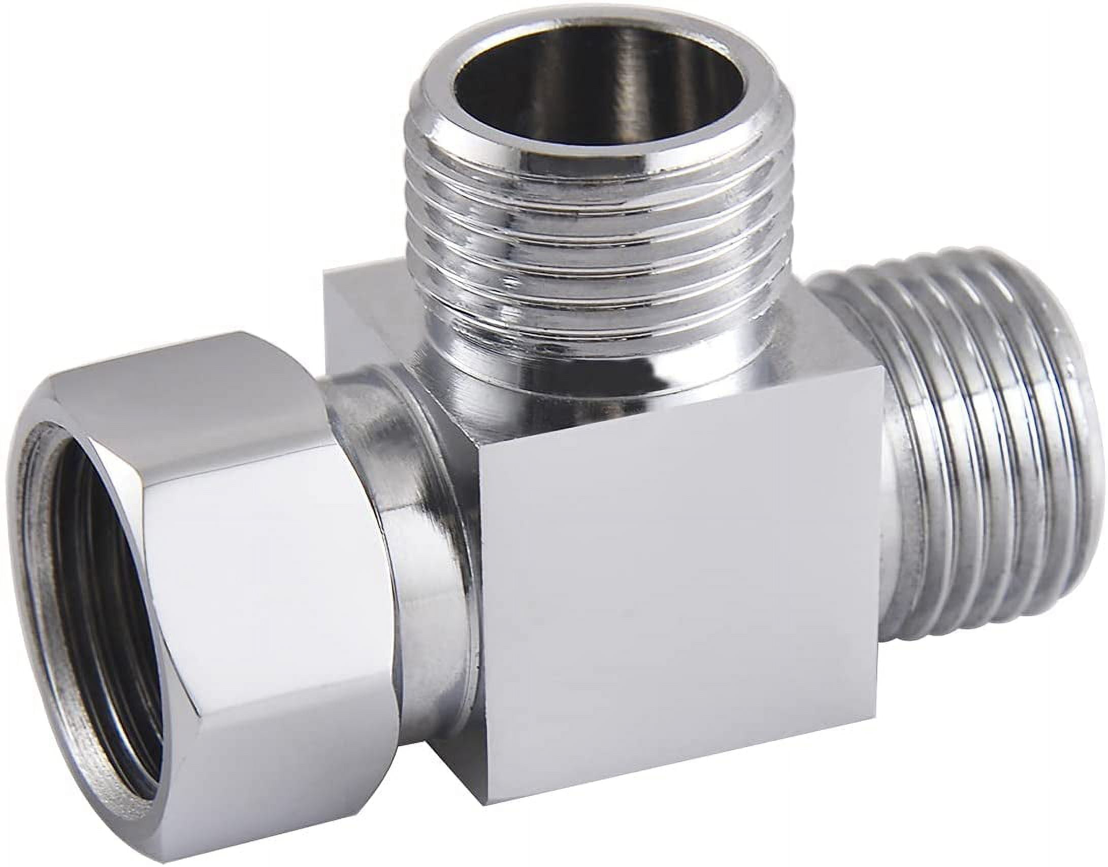Gseagtia 1/2 Inch Three-way Brass Diverter Chrome-plated, Three-way ...