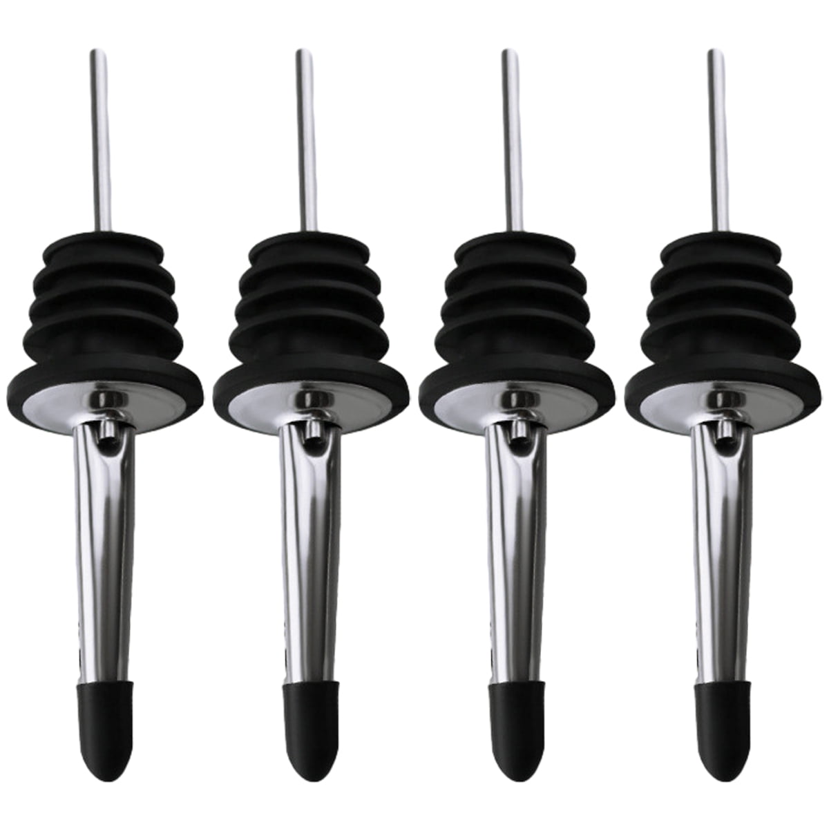 Gseagtia 4pcs Stainless Steel Pourers, Speed Wine Bottle Pourer, Olive ...