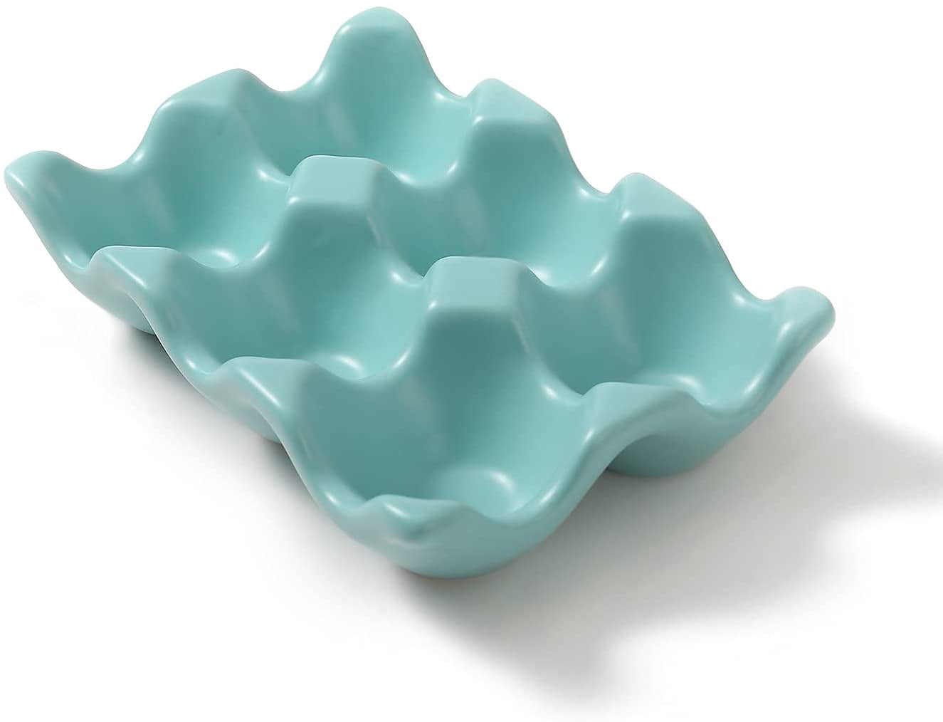 Gseagtia 6 Cups Egg Tray Serveware, Eggs Dispenser, Egg Holder Set ...