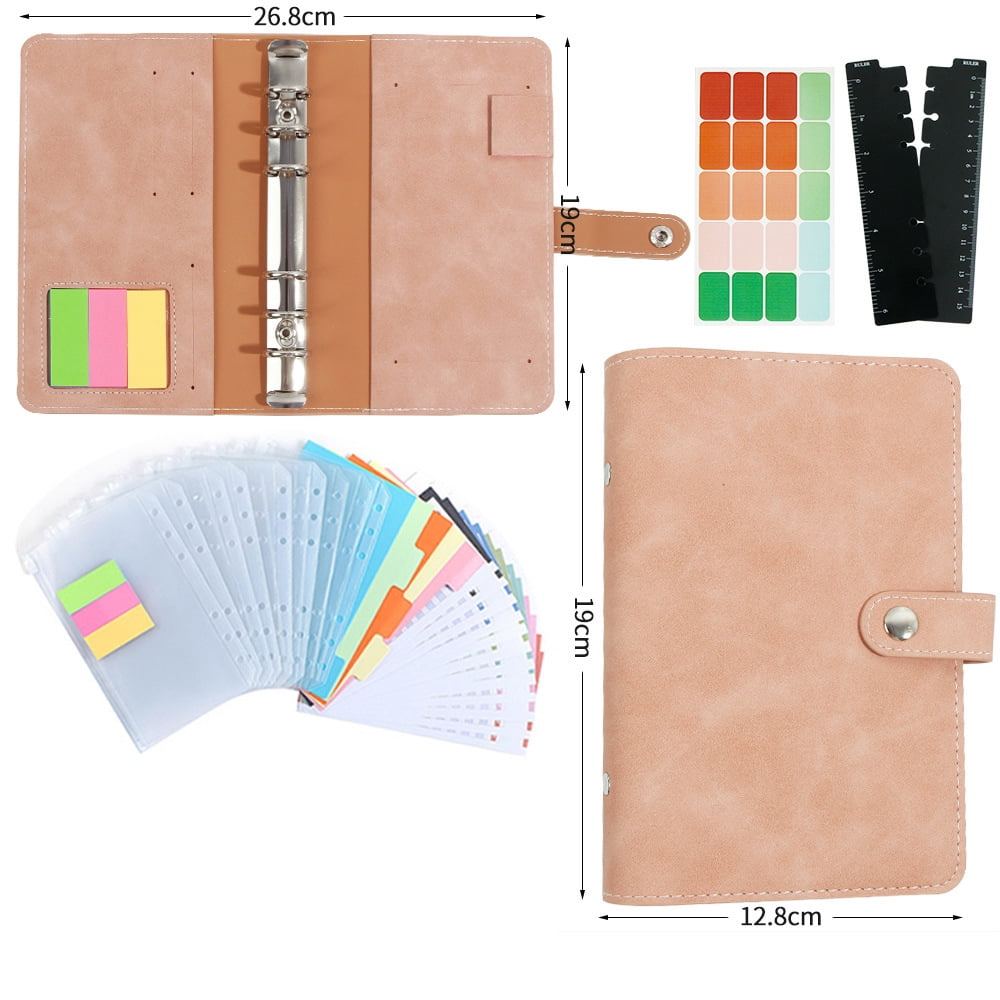 Gseagtia Binder budget book, A6 binder budget book Loose-leaf ledger ...