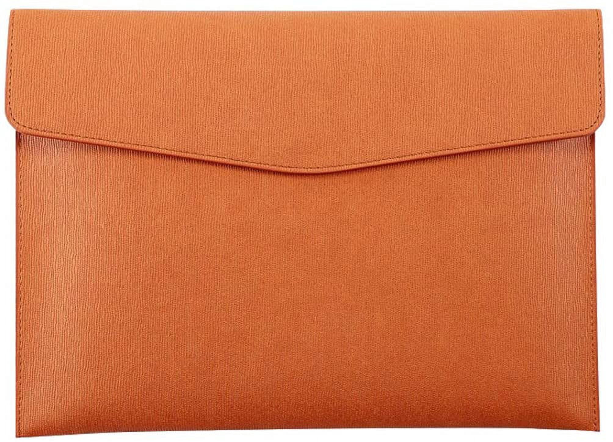 Gseagtia PU Leather A4 File Folder Document Holder Waterproof Portfolio ...