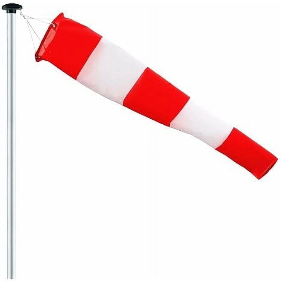Gseagtia Windsock for outdoors, Wind direction indicator in red and ...