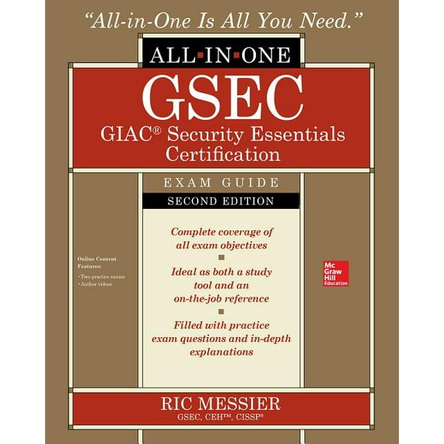 Gsec Giac Security Essentials Certification All-In-One Exam Guide ...