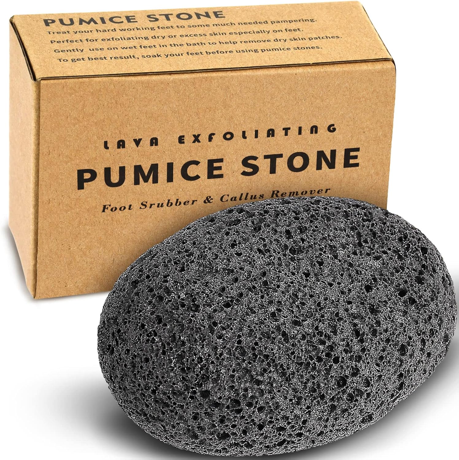 Gshe Iit Natural Pumice Stone for Feet - Lava Foot Exfoliator Scrubber ...