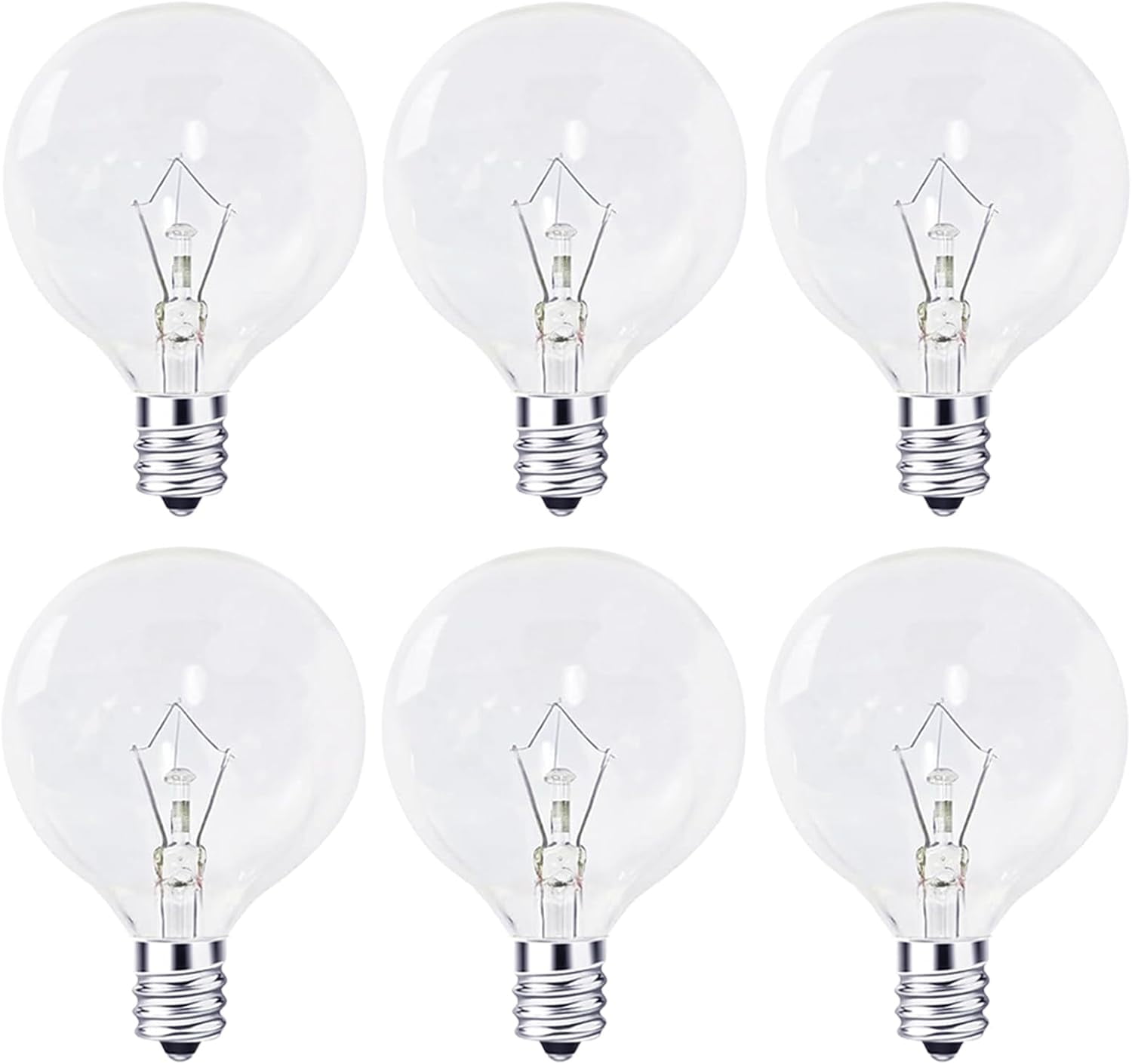 Gshe Iit Wax Warmer Bulbs 25 Watt,G50 Light Bulbs for Full Size Scentsy ...