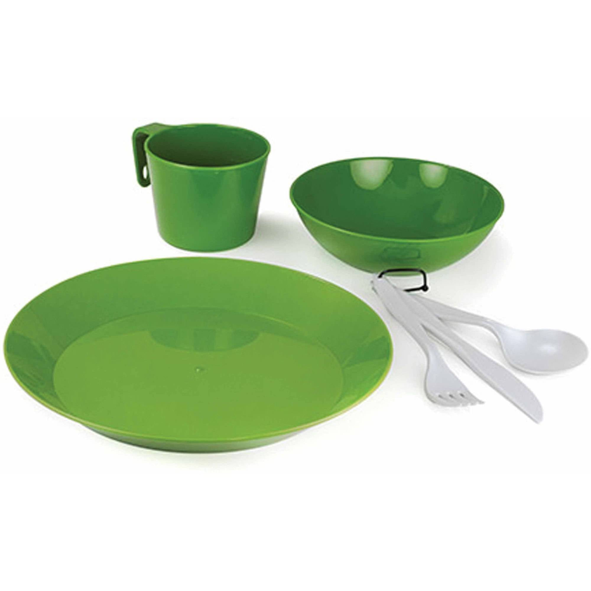 Gsi Outdoors 77313 Cascadian 1-Person Table Set, Green - Walmart.com
