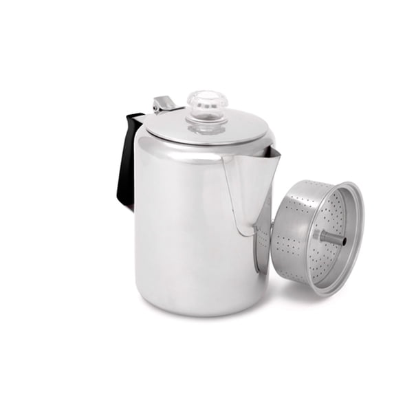 Gsi Outdoors Glacier Stainless 12-Cup Percolator With Silicone Handle ...