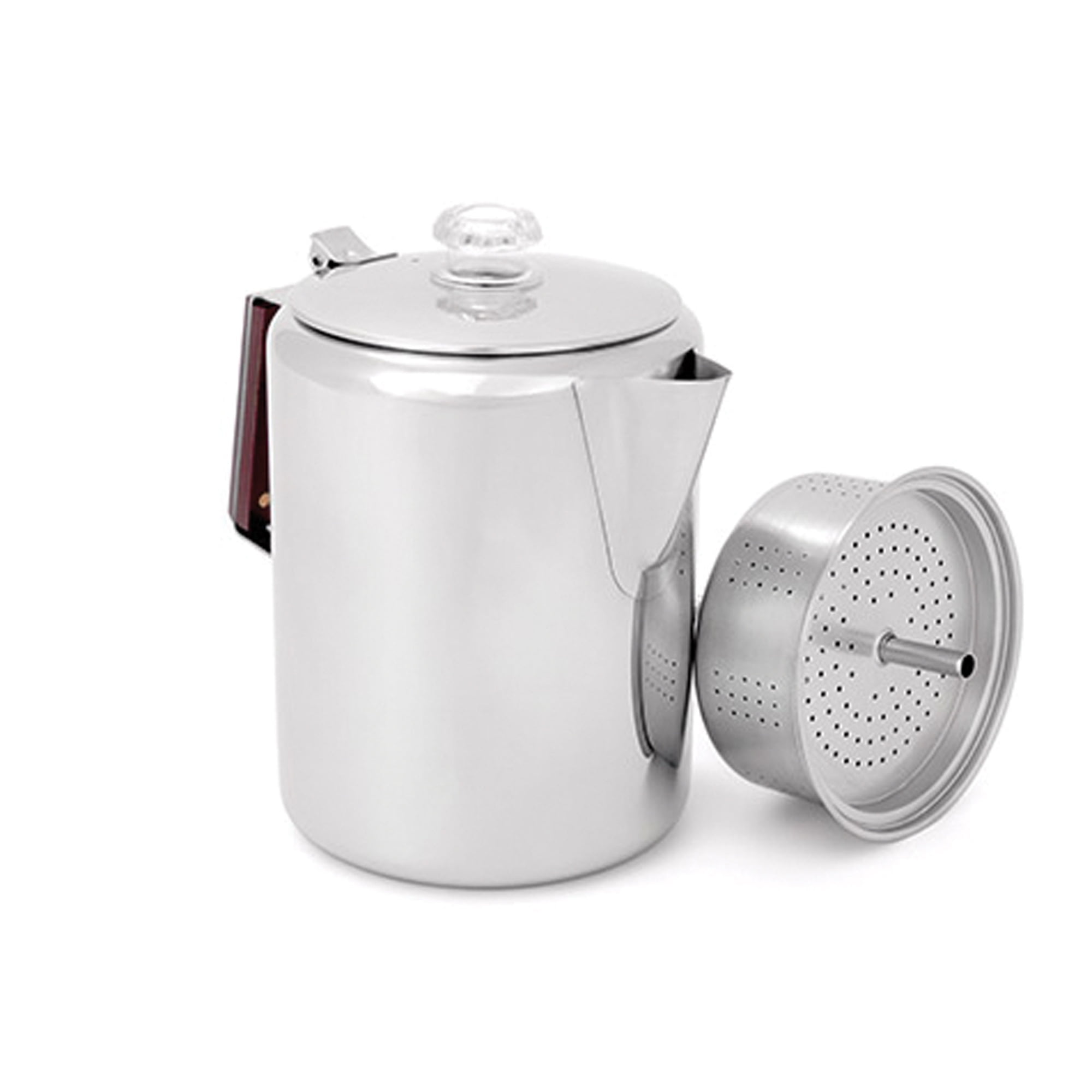Gsi Outdoors Glacier Stainless 12-Cup Percolator With Silicone Handle ...