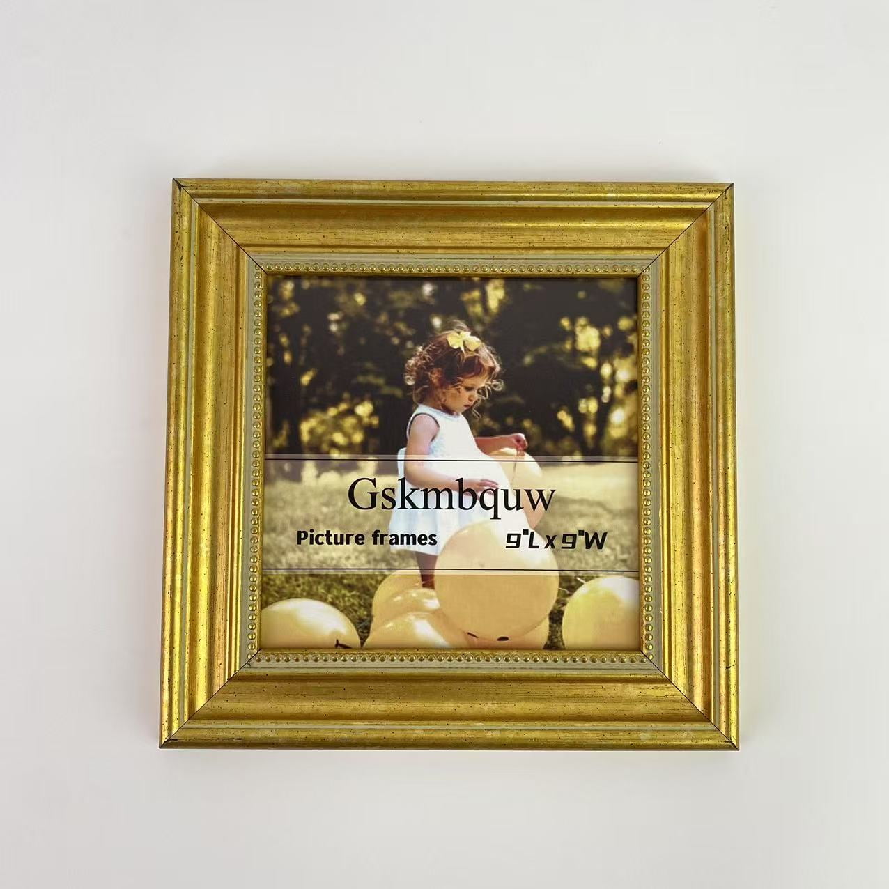Gskmbquw Picture frames,Ornate 9x9 G Gold Picture Frame | Antique Home ...