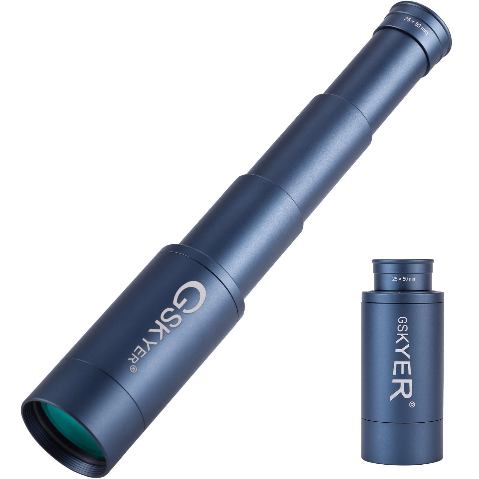 Gskyer 25×50 HD Monocular – FMC/BAK4 High-Power Pocket Scope for ...