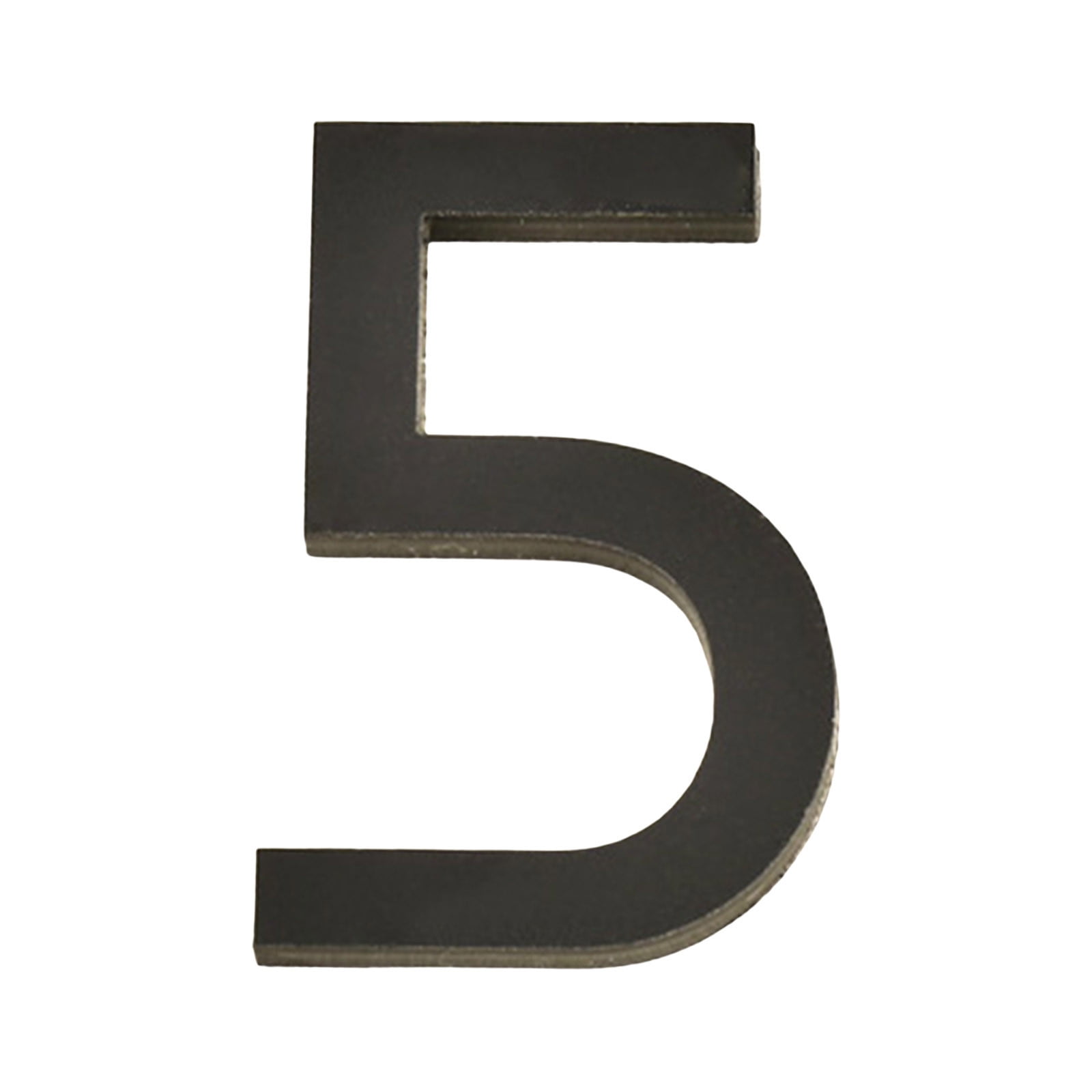 Gspmoly 5cm Black Acrylic Number Plate - 3D Engraved House Numbers with ...