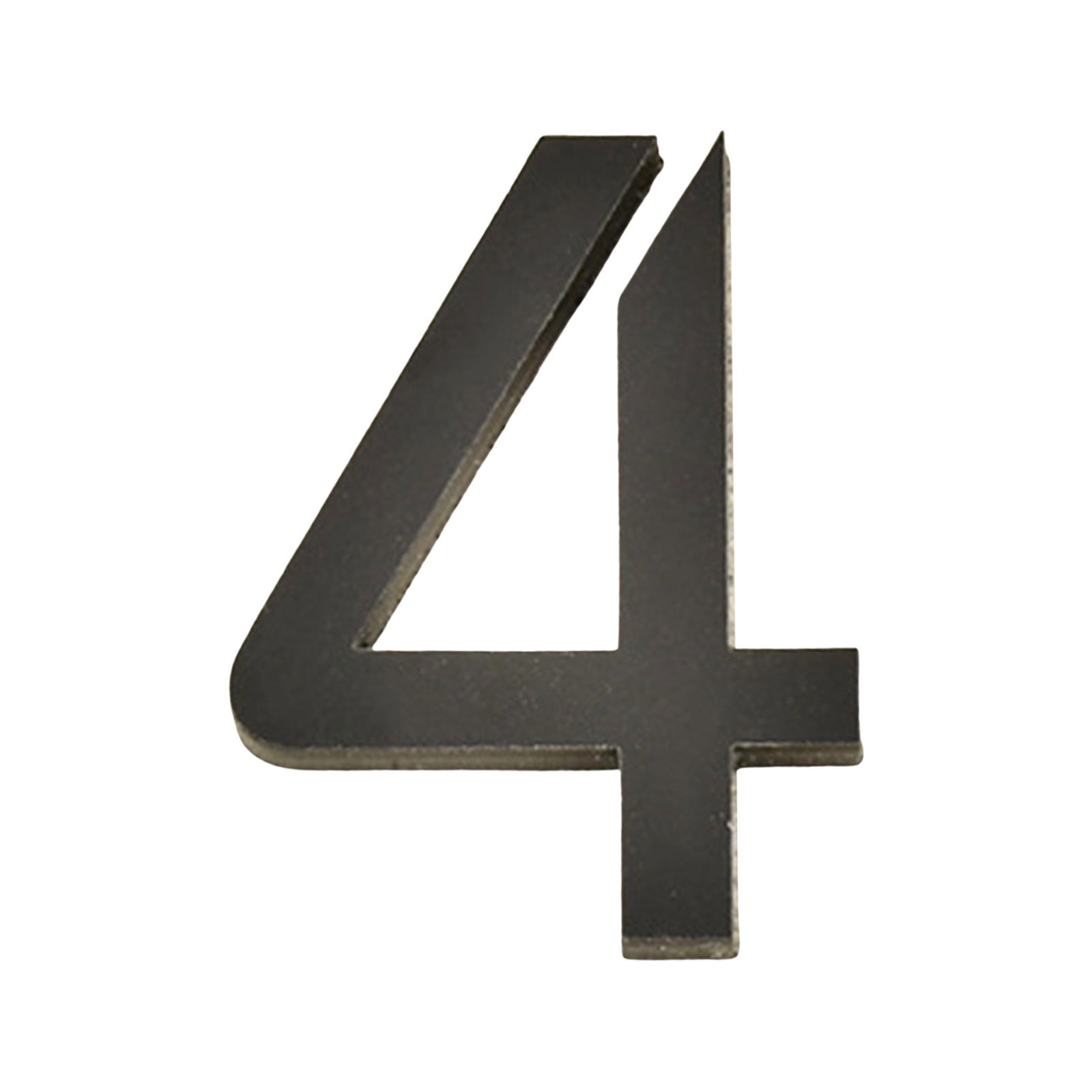 Gspmoly 5cm Black Acrylic Number Plate - 3D Engraved House Numbers with ...