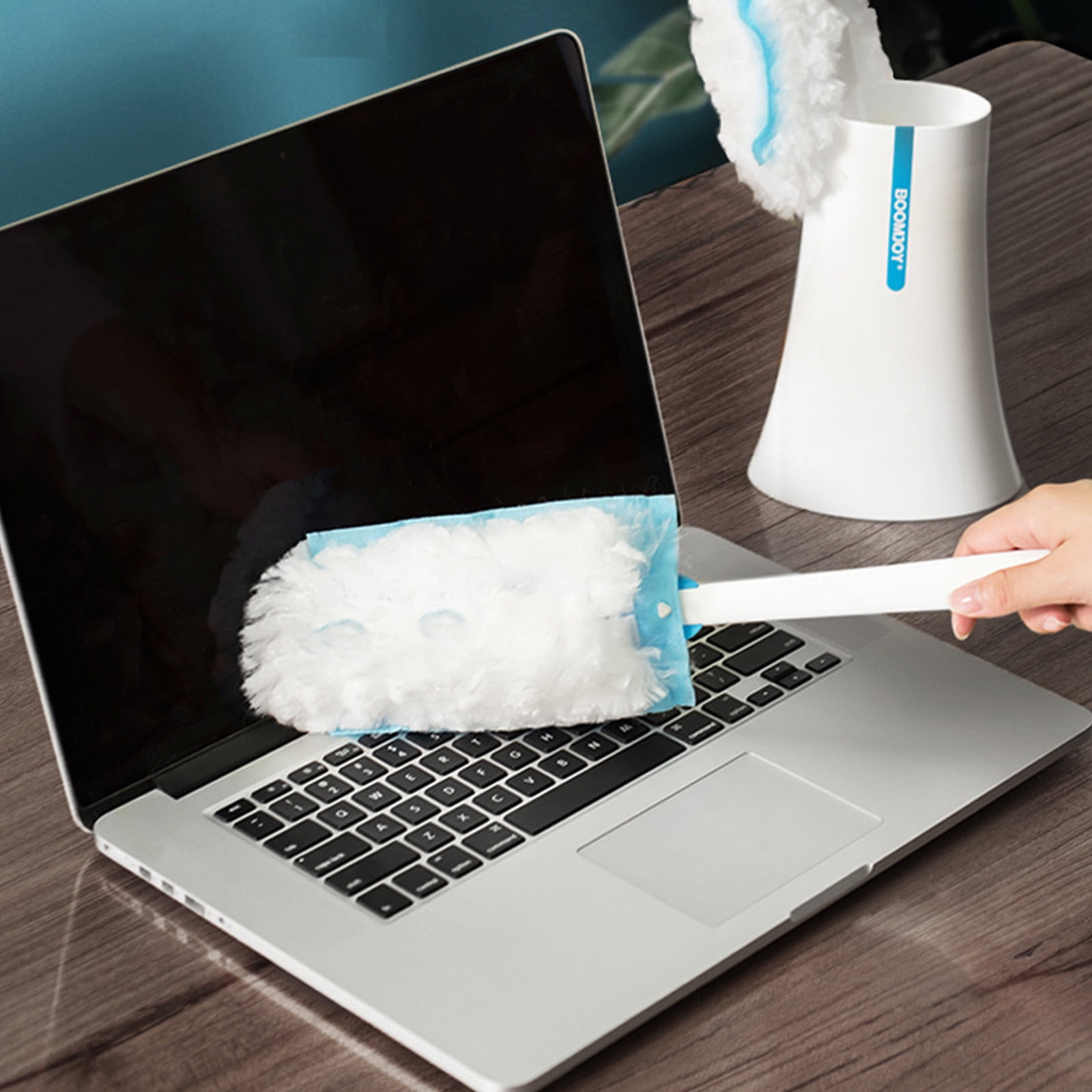 Gspmoly Extendable Microfiber Duster - 6 Replacement Heads with ...