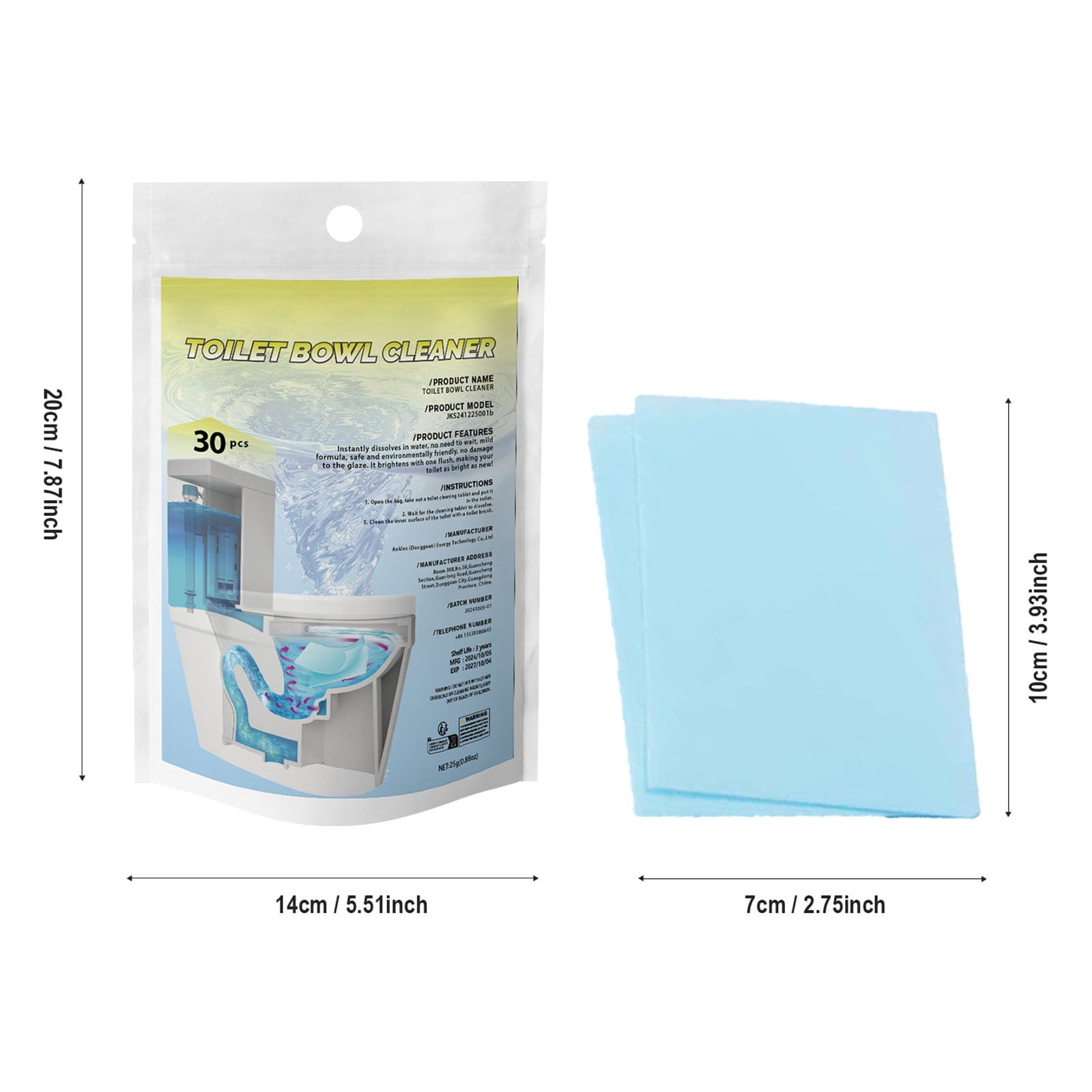 Gspmoly Toilet Cleaning Tablets (30 Count) - Urine Stain Remover ...