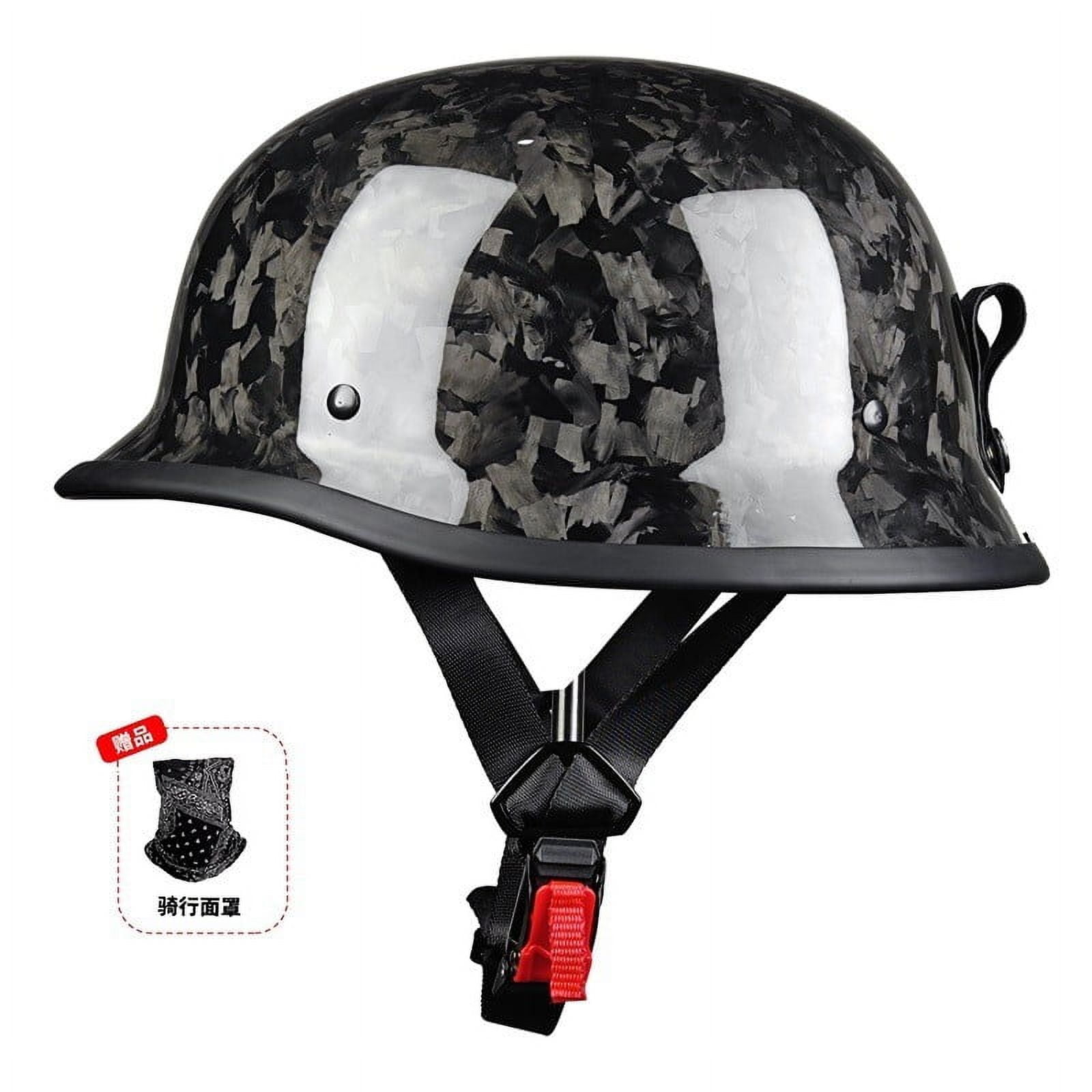 Gspmoly Vintage Carbon Fiber Helmet – Lightweight, Breathable Bike ...