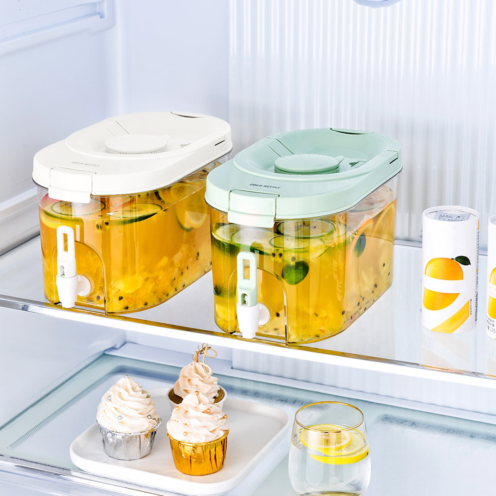 Hkapeg 4L Large Capacity Plastic Beverage Dispenser, Drink Dispenser ...