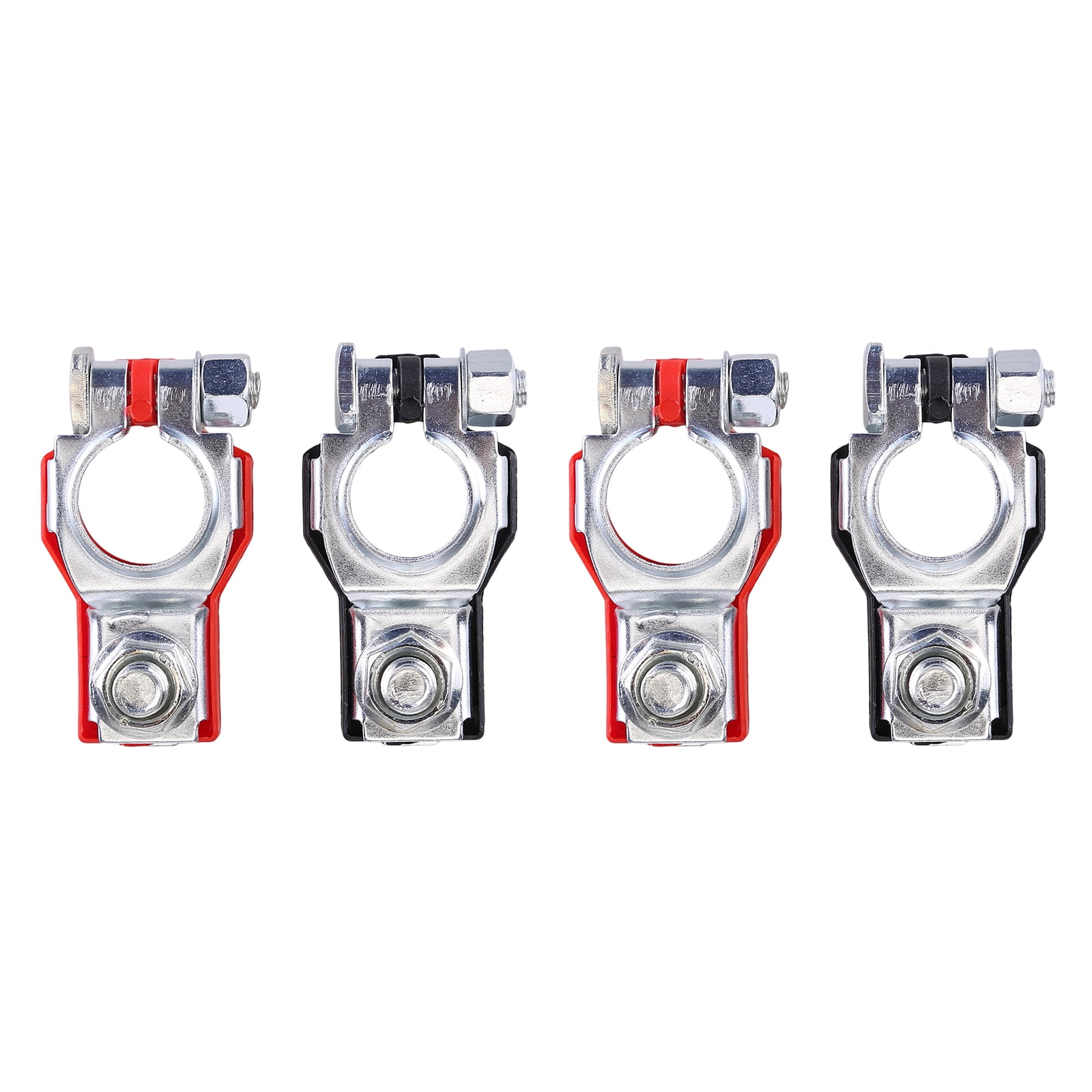 Gsuatey 4pcs Car Battery Terminal Clamp Connectors Positive Negative ...