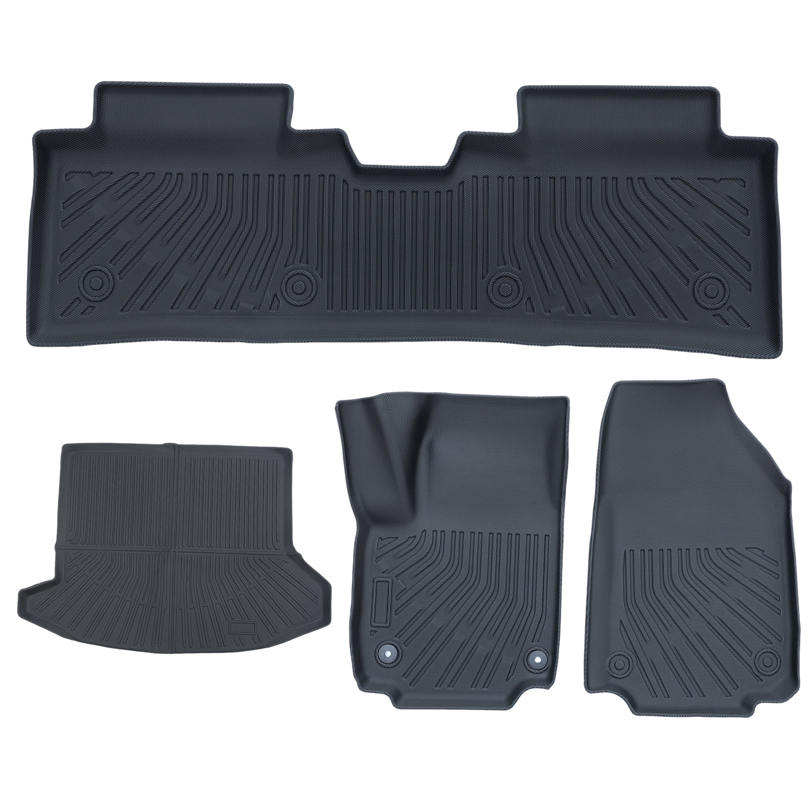 Gsuatey 5PCS TPE All-Weather Floor Mat Set for Chevrolet Equinox 2025 ...